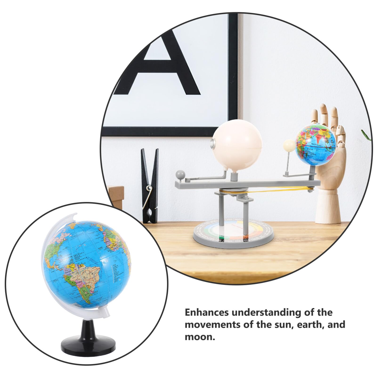Operitacx Sun Earth Moon Orbital Model, Sun Earth Moon Model Astronomical Science Educational ...
