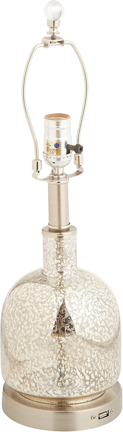 Rely-A-Light RTL-1016 Decorative Emergency Table Lamp Mercury Glass ...