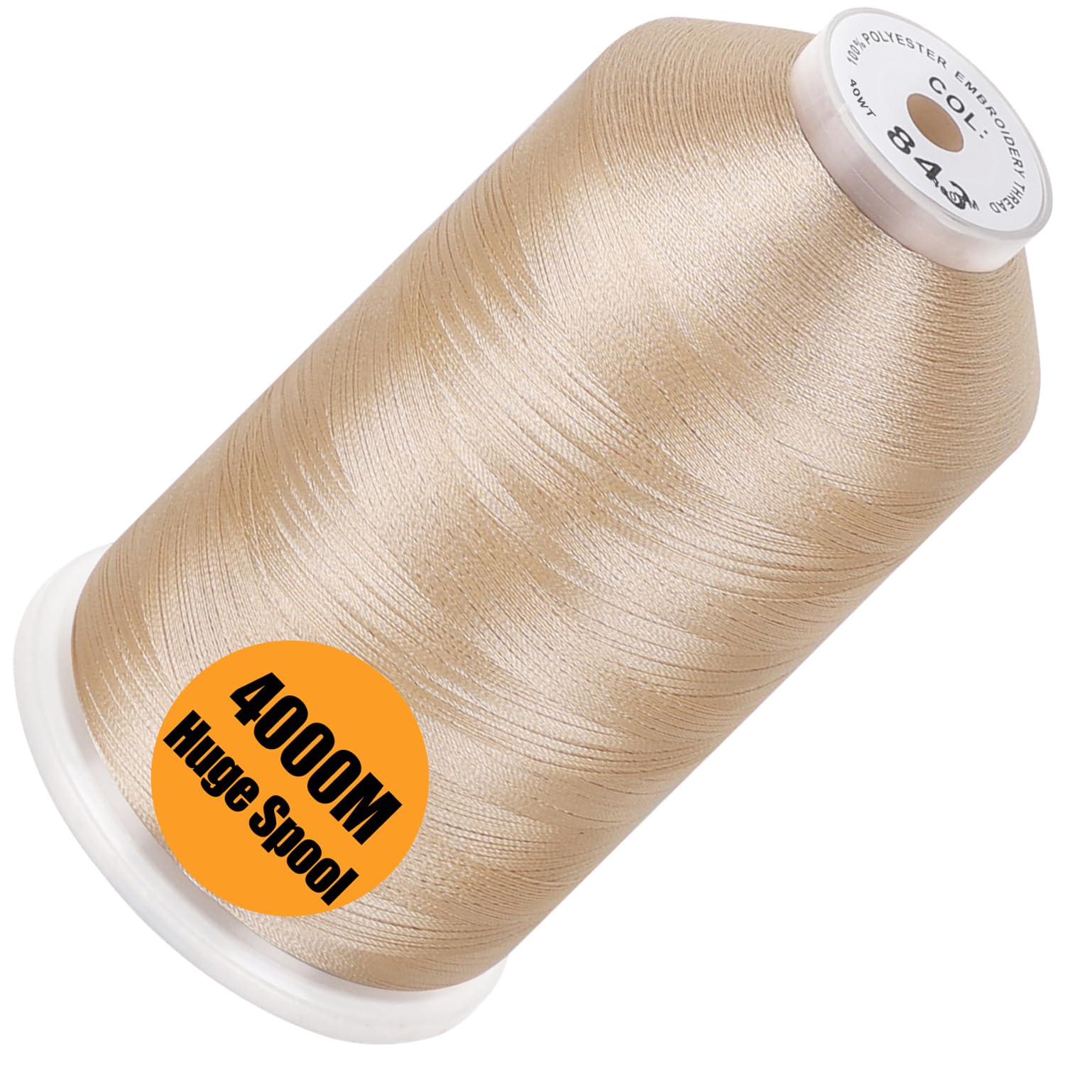 New brothread - Single Huge Spool 4000M Each Polyester Embroidery ...