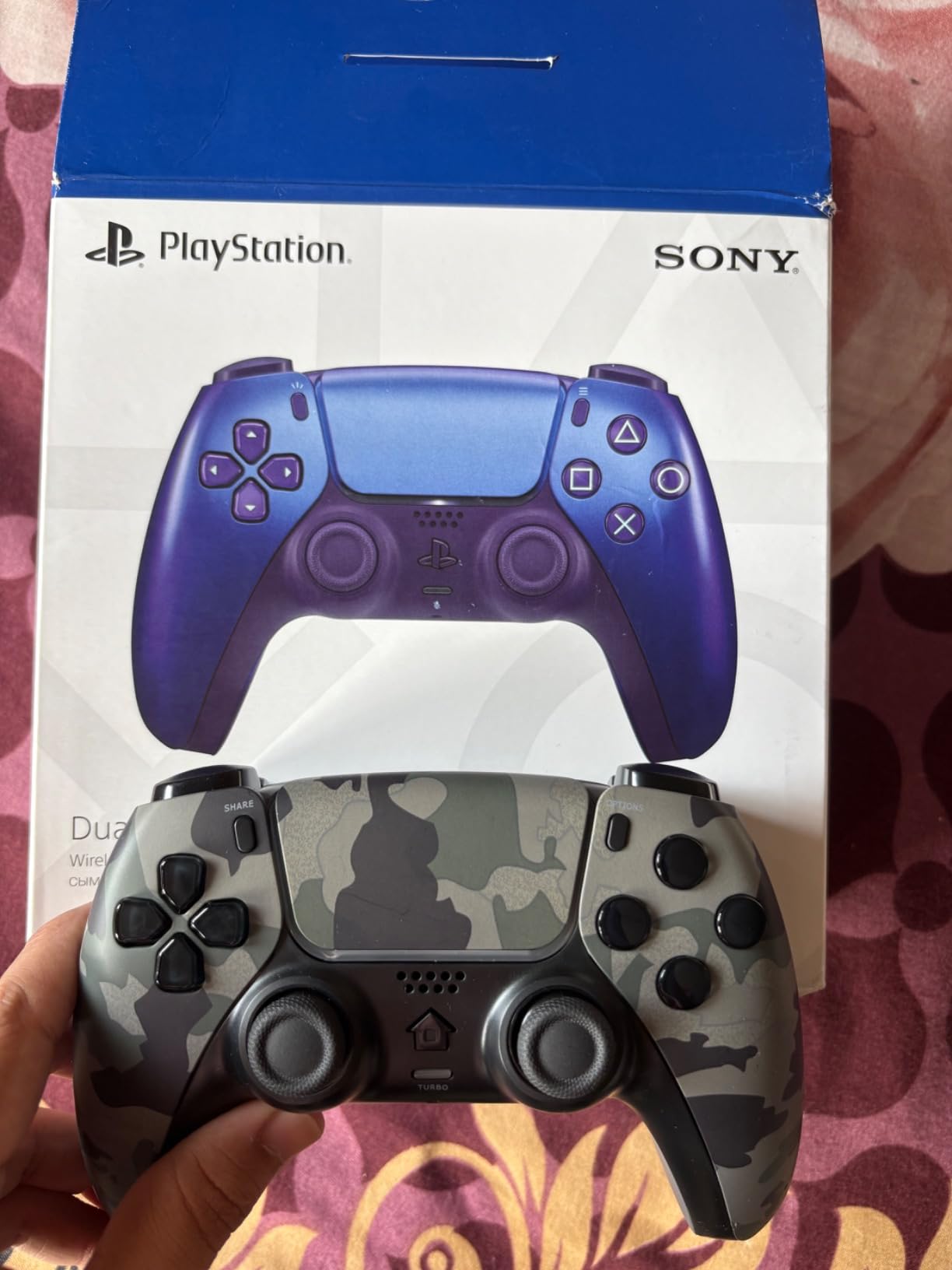 Sony PlayStation Ps5 Dualsense Wireless Controller Chroma Indigo ...