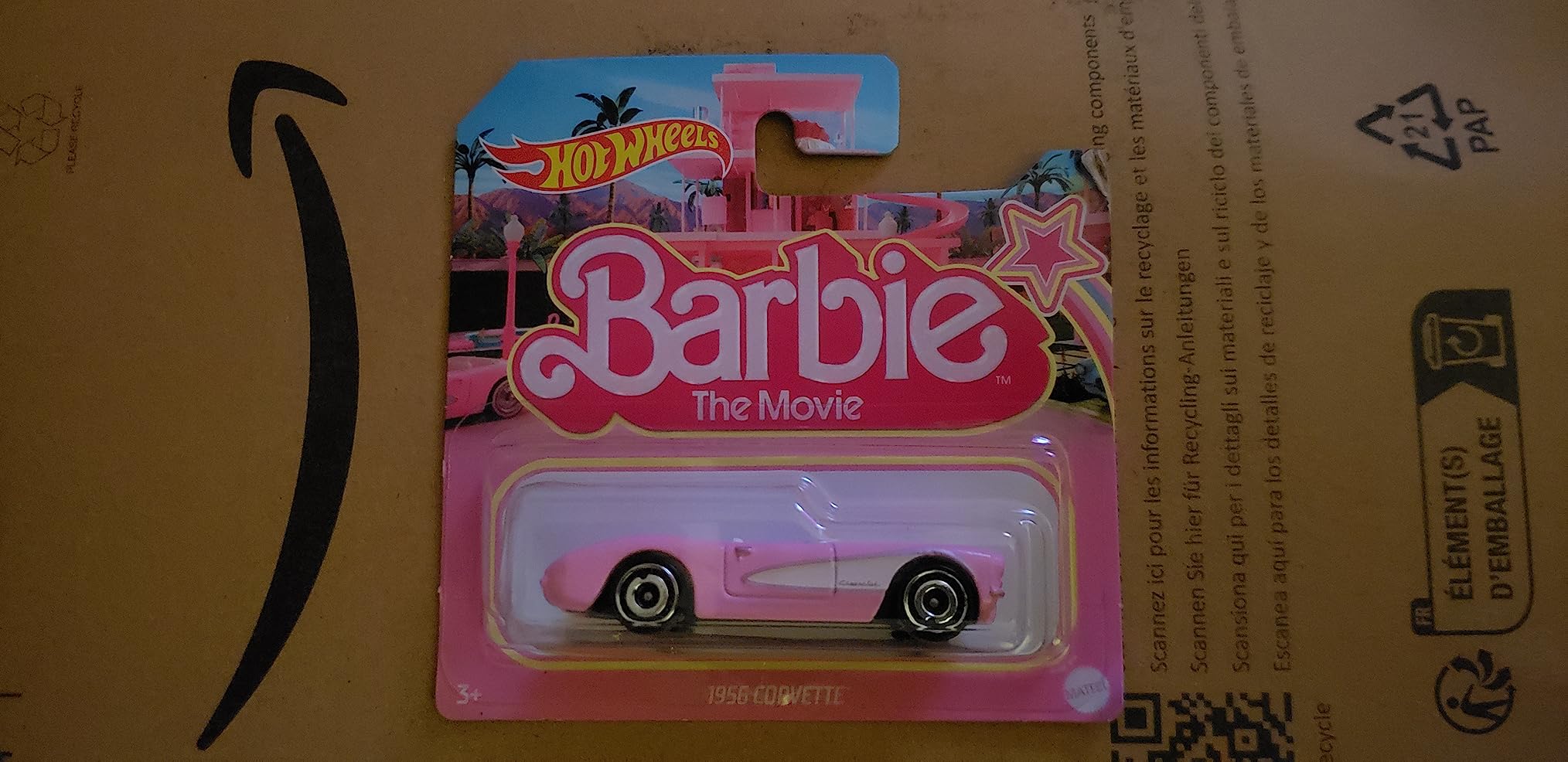 Hot Wheels Barbie Le Film Voiture Corvette Décapotable Authentique en ...