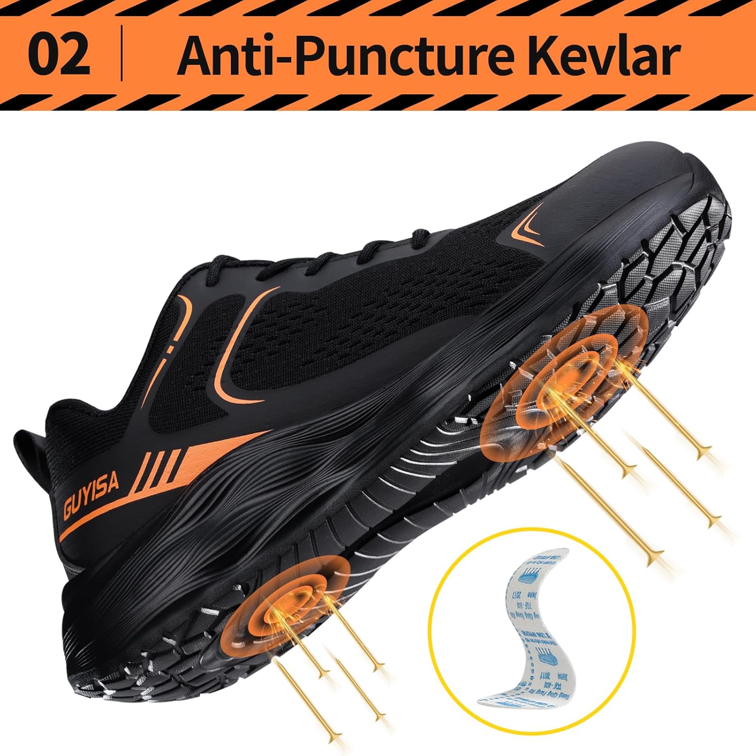 Steel Toe Shoes for Men Work Safety Shoes Industrial Construction Shoes ...