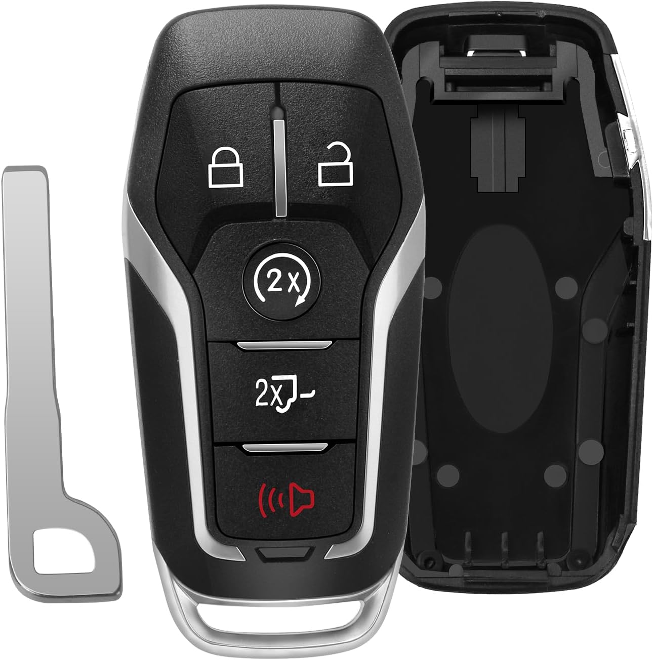 Amazon.com: Key Fob Shell Case Replacement for Ford F150 F250 2015-2017 ...
