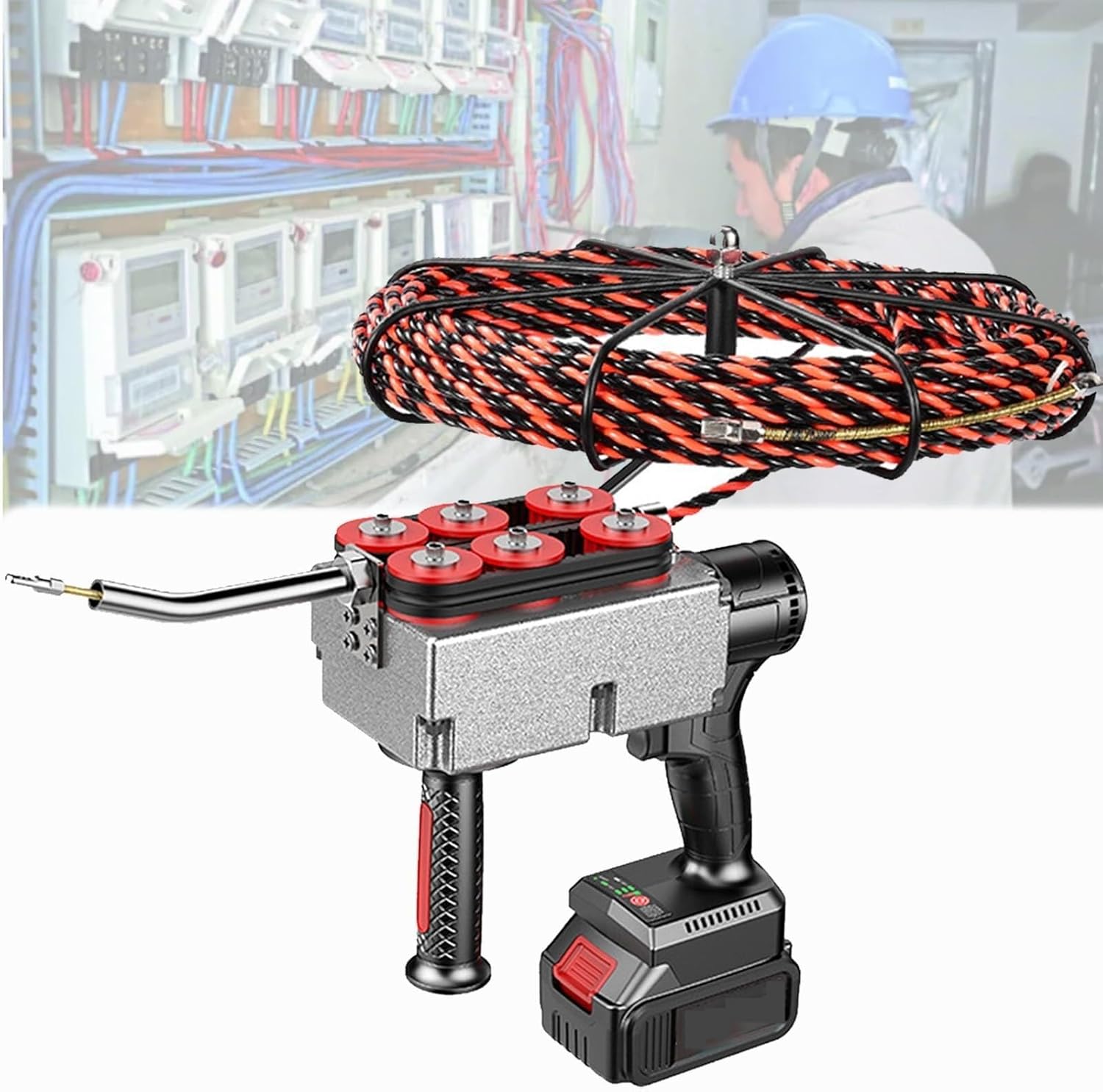 Amazon.com: Cordless Electric stringing Wire Puller, Automatic Wire ...