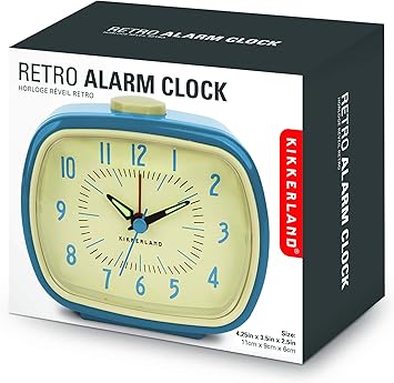 Amazon.com: Kikkerland Battery Operated Retro Vintage Style Desktop ...