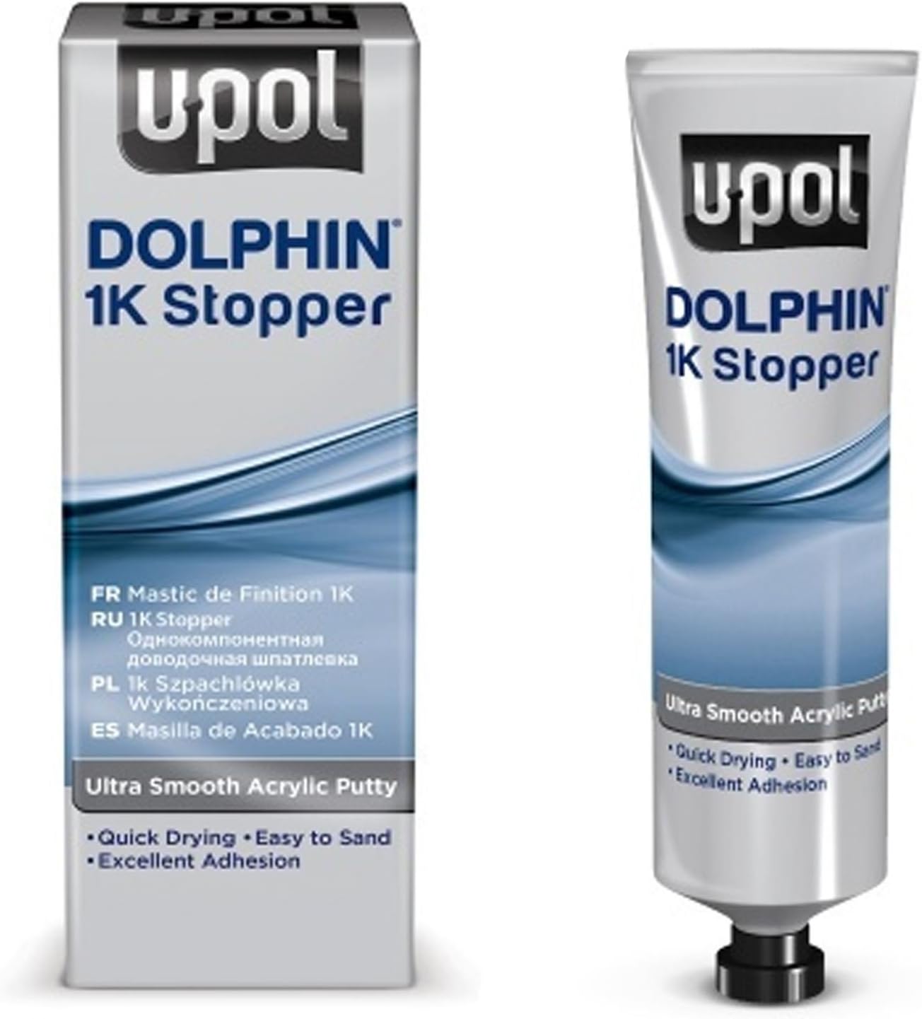 Dolphin U-Pol 200g 1K RFU STOPPER Ultra Smooth Acrylic Putty Tube - No ...
