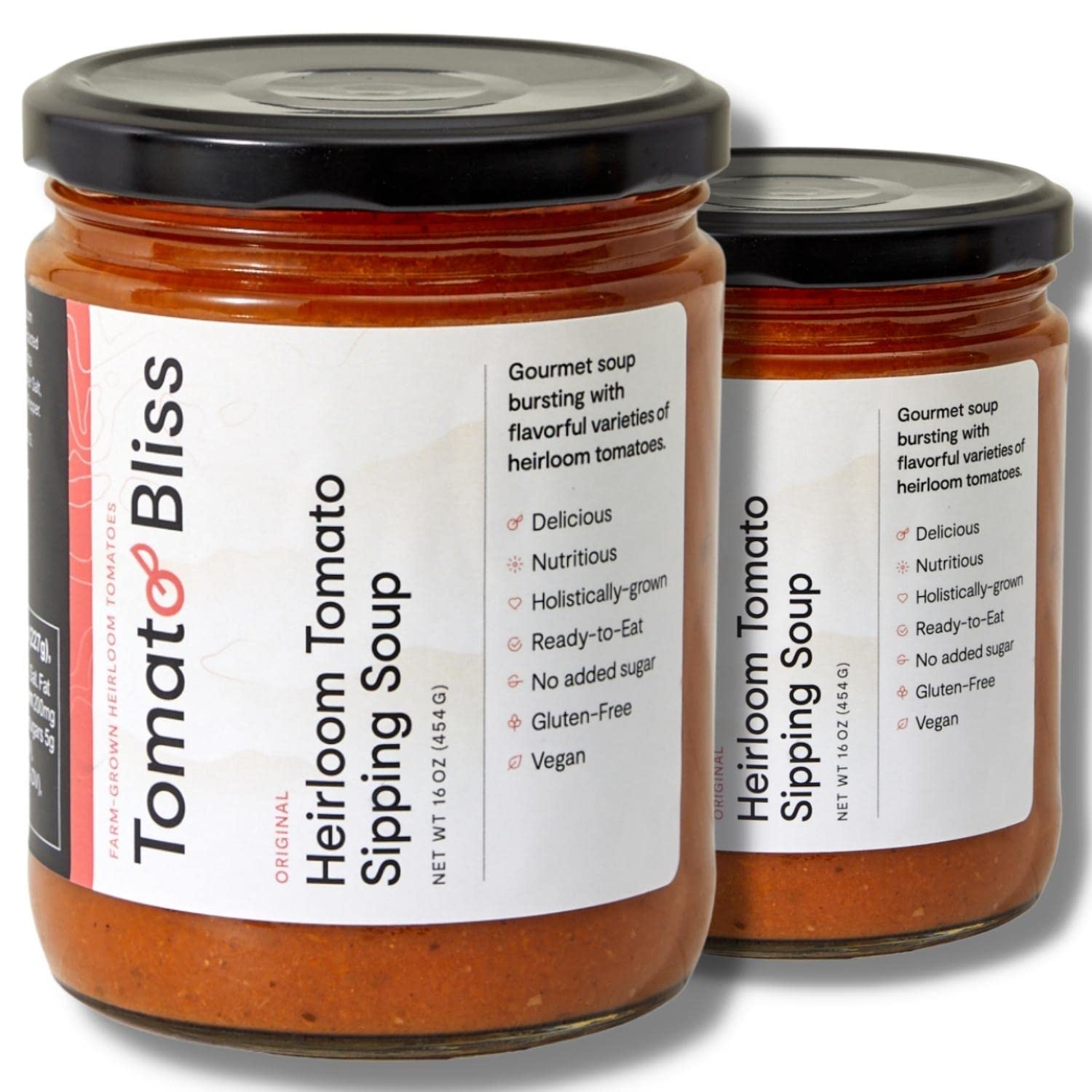 Tomato Bliss Original Heirloom Tomato Basil Soup 16 oz 2-Pack - All ...