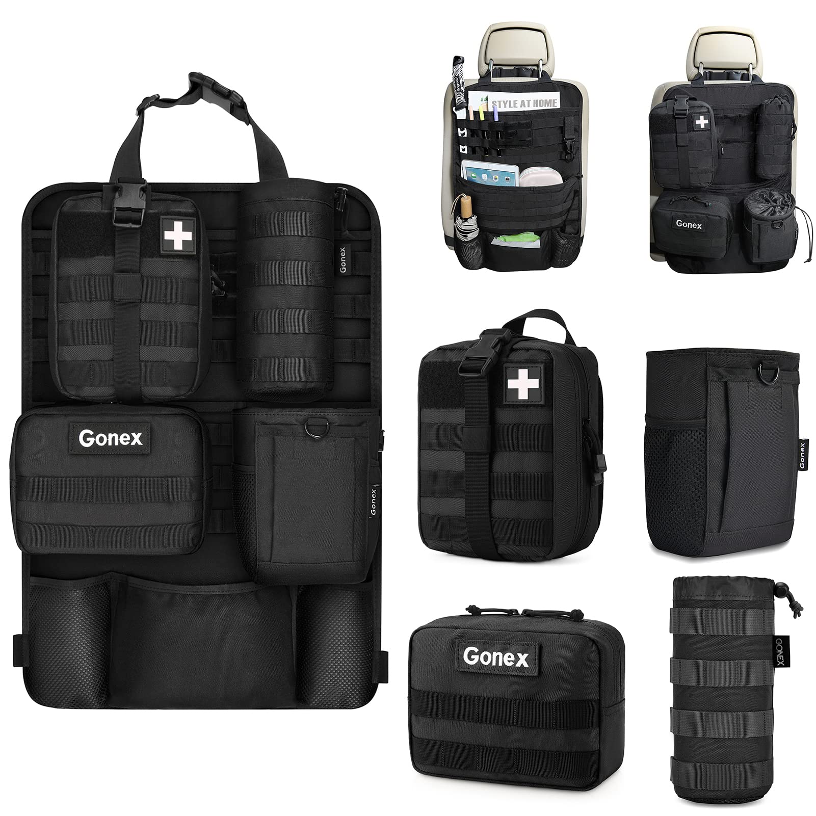 Snapklik.com : Gonex Tactical Car Seat Back Organizer