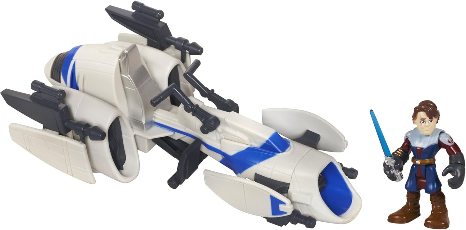 Amazon.com: Star Wars Jedi Force Playskool Heroes Barc Speeder Bike ...