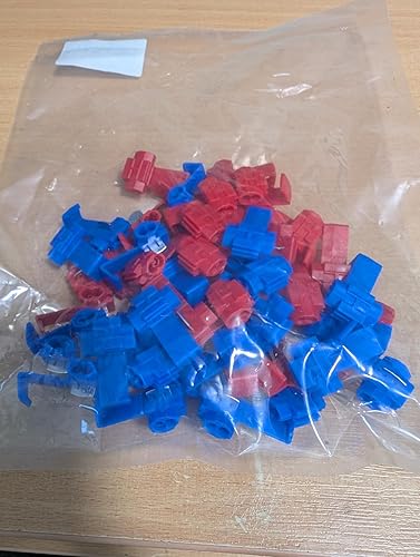 50 PCS Quick Splice Electrical Wire Connectors Set, T-Tap Cable Splic ...