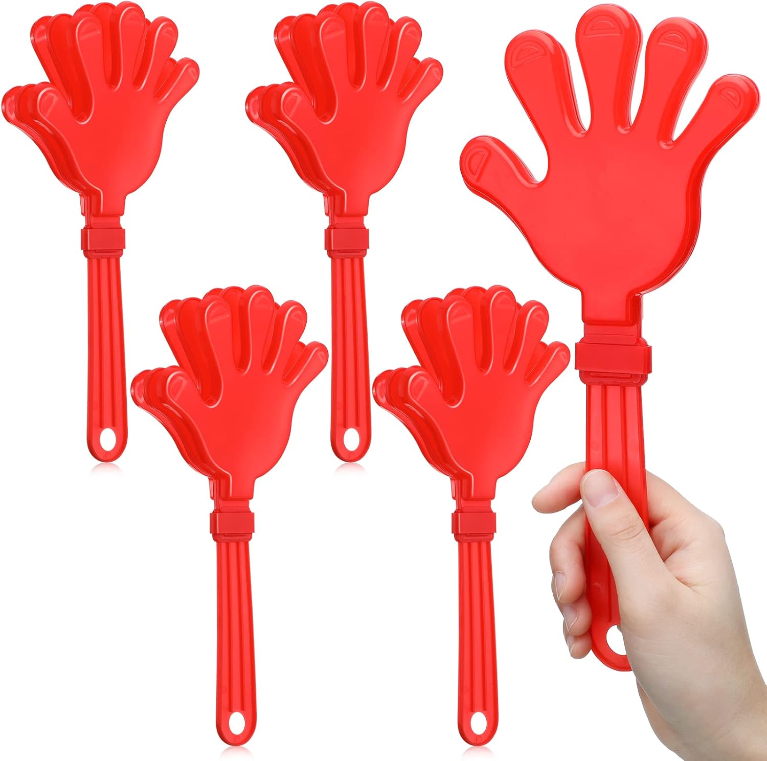 Amazon.com: 4 Pieces Jumbo Hand Clappers 11 Inch Noise Makers Party ...