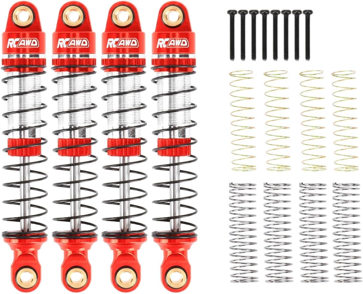Amazon.com: RCAWD 65mm Lengthen TRX4M Shocks Oil Type for TRX4M 1/18 ...