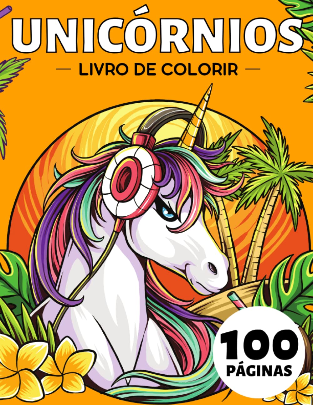 Unicórnios Livro de Colorir para Adultos: Presente Fofo para ...