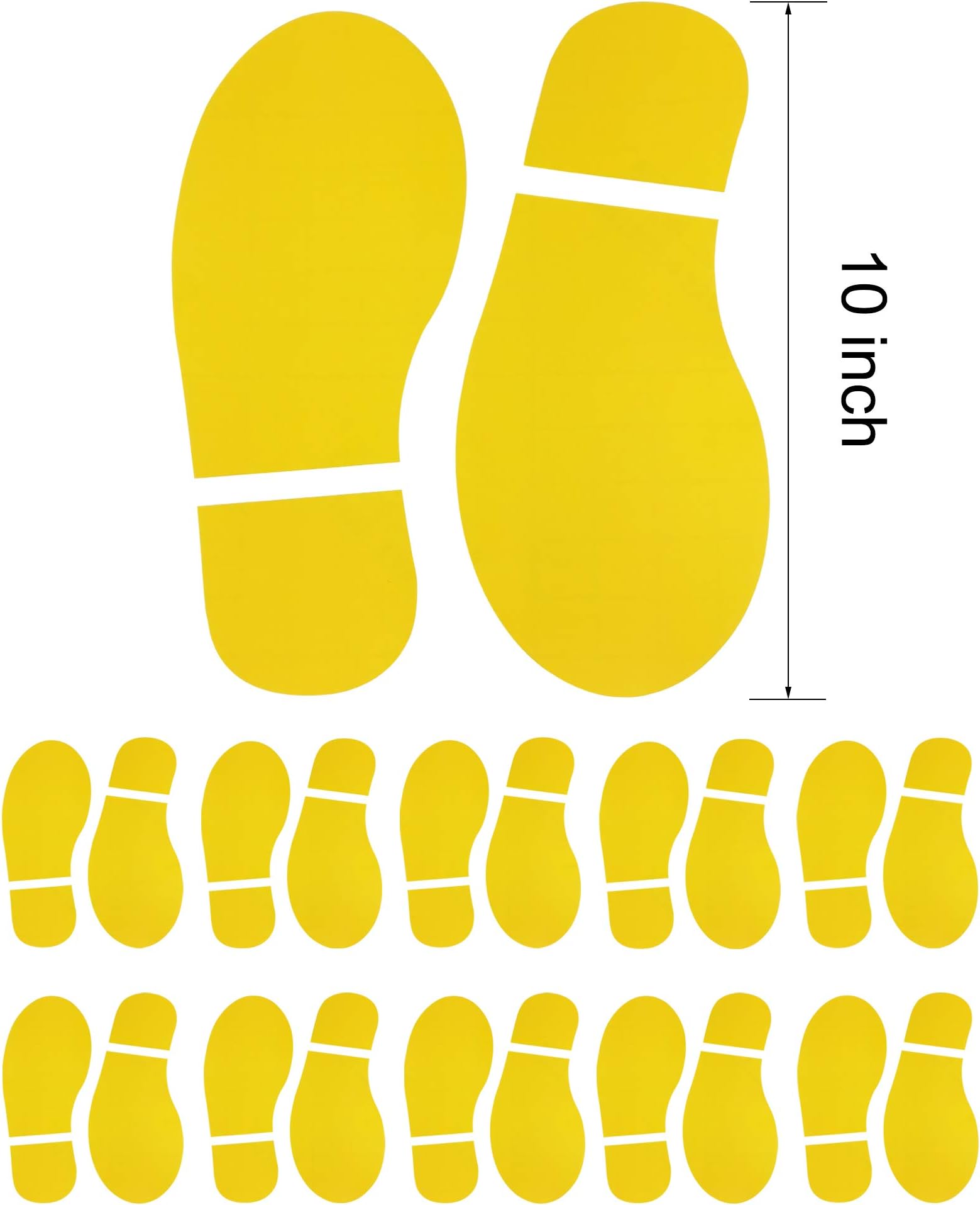 Amazon.com: Bright Creations Kids Footprint Decal Stickers for ...