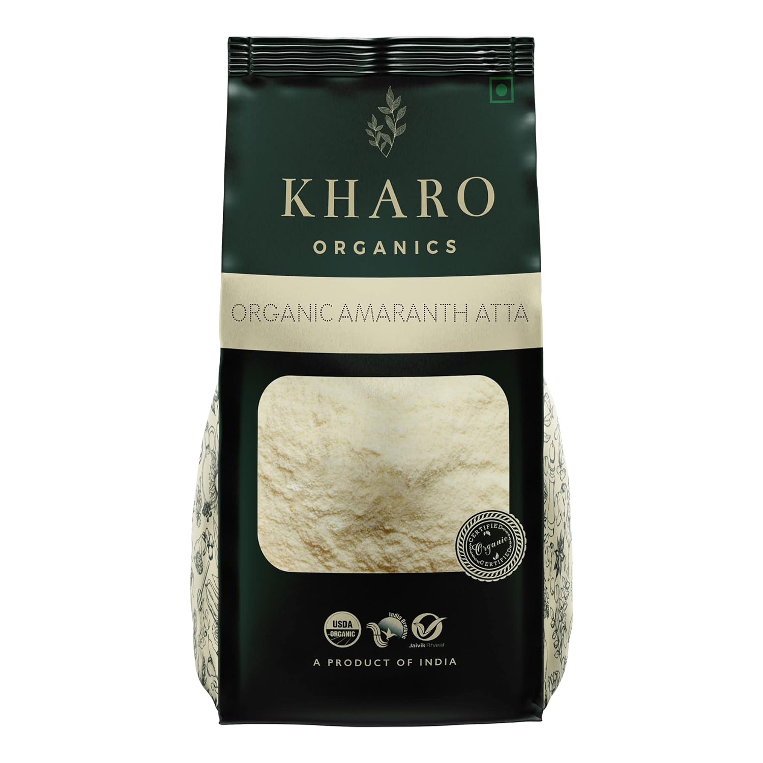 Kharo Organics, Organics Amaranth Flour, Rajgira Flour, Rajgeera atta ...