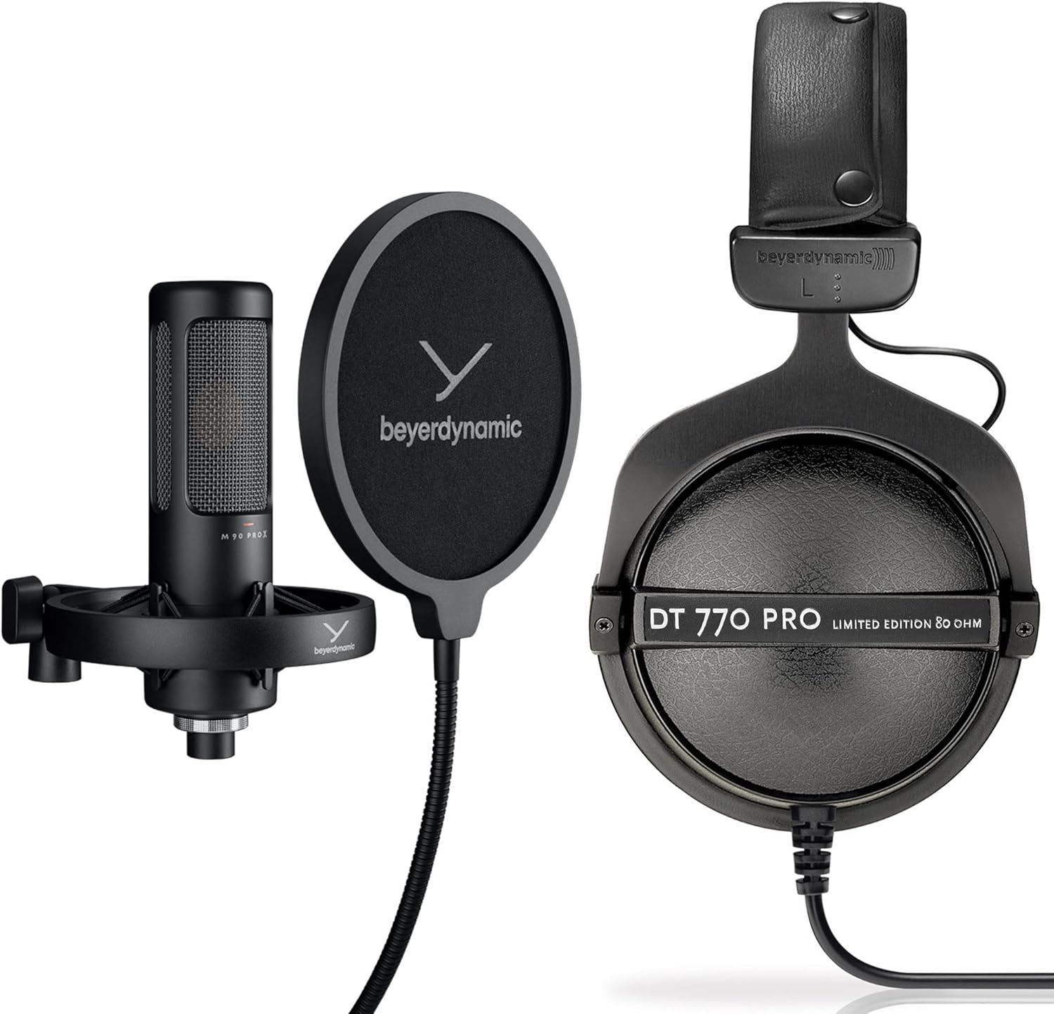 Amazon.com: beyerdynamic DT 770 PRO 80 Ohm Black Over-Ear Studio ...