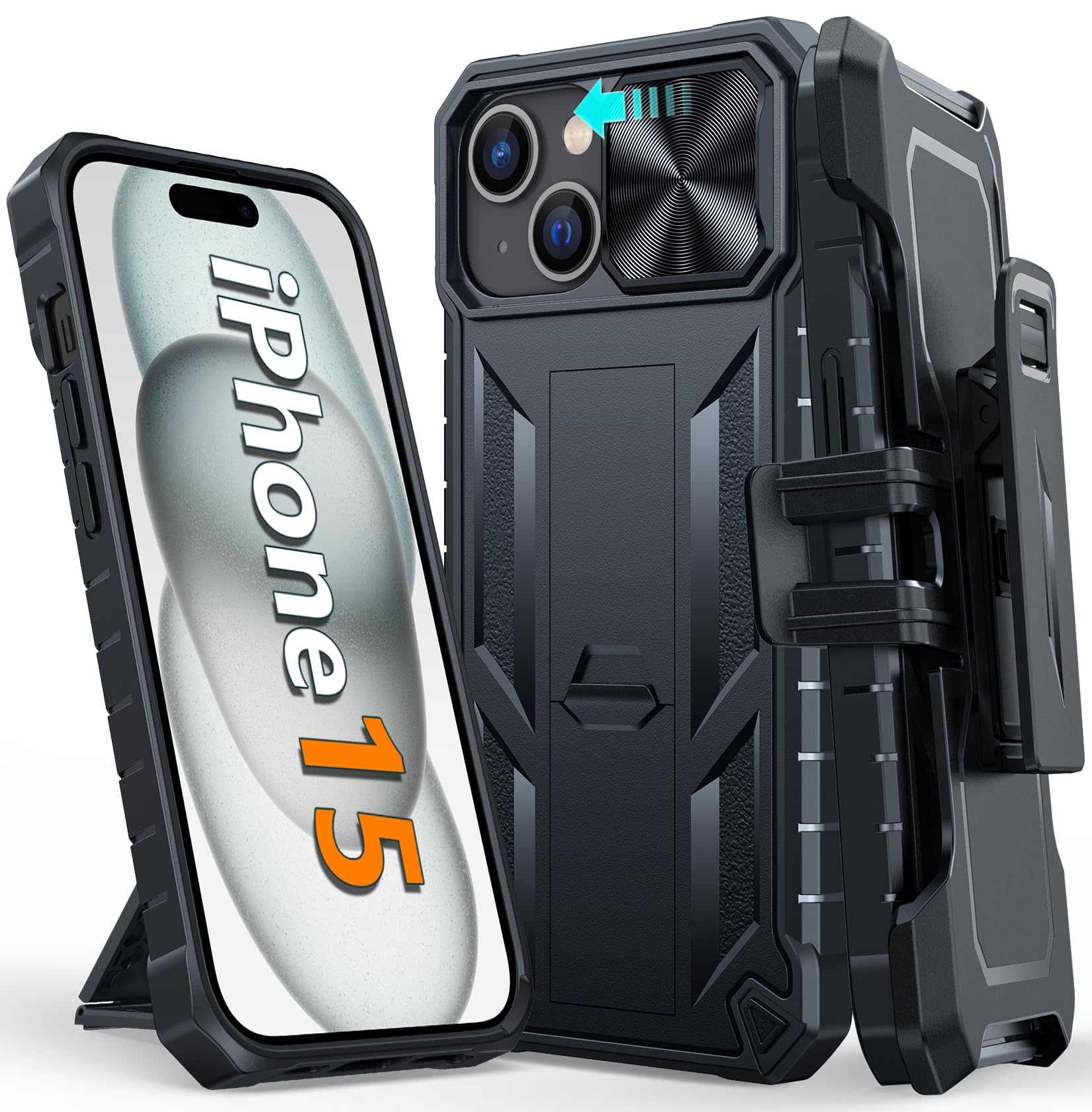 Amazon.com: FNTCASE for iPhone 15 Phone Case: iPhone 14/iPhone 13 ...