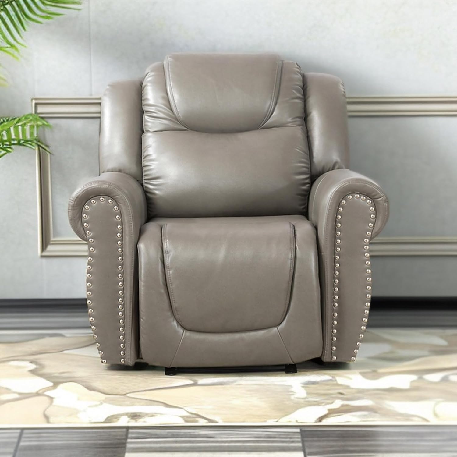 Amazon.com: Andispi Breathing Leather Home Theater Recliner Couch ...