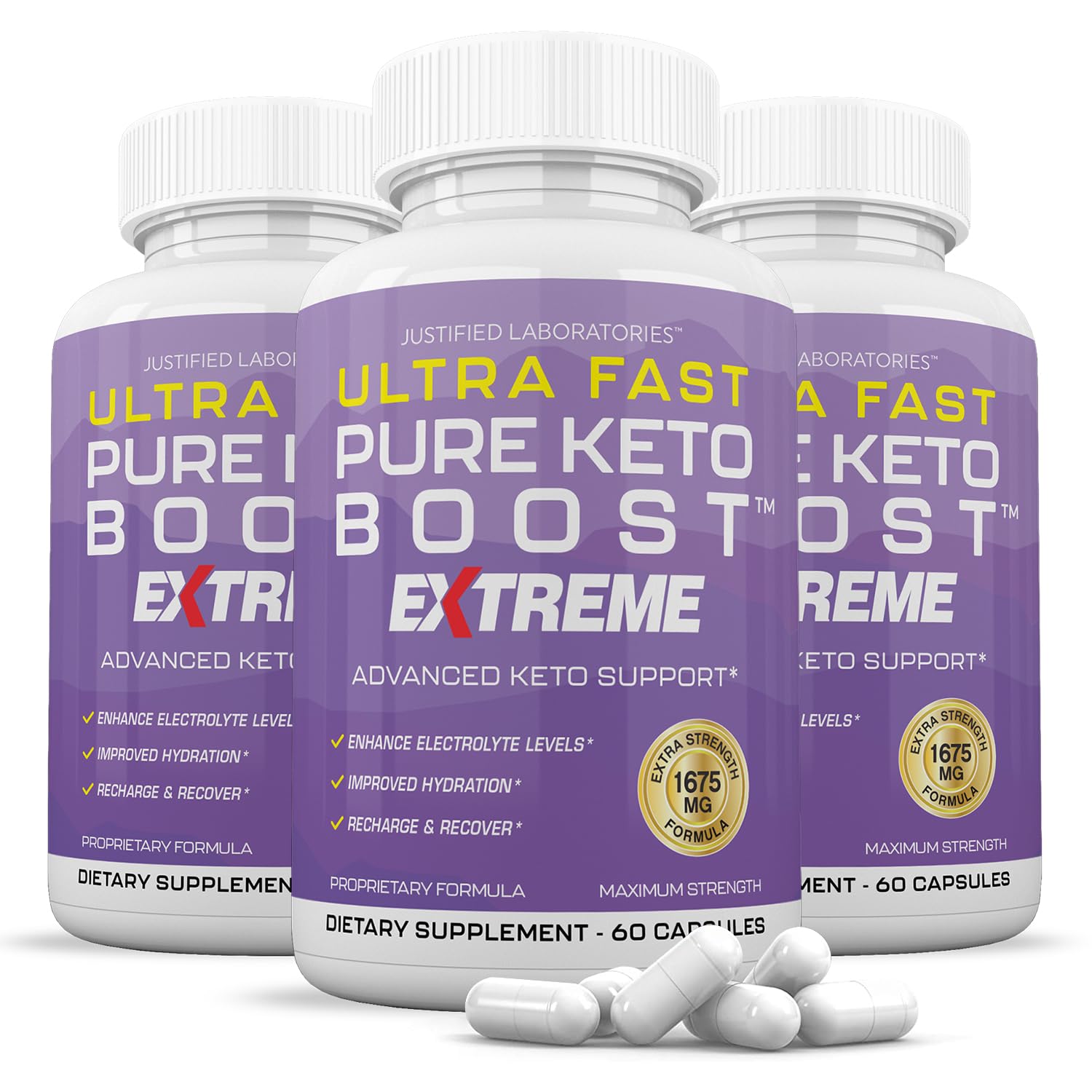 Amazon.com: (3 Pack) Ultra Fast Pure Keto Boost Extreme Keto Pills ...