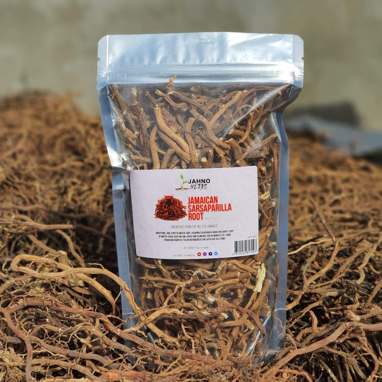 Amazon.com : Jamaican Sarsaparilla Root (Smilax reglii) Cut and Sifted ...