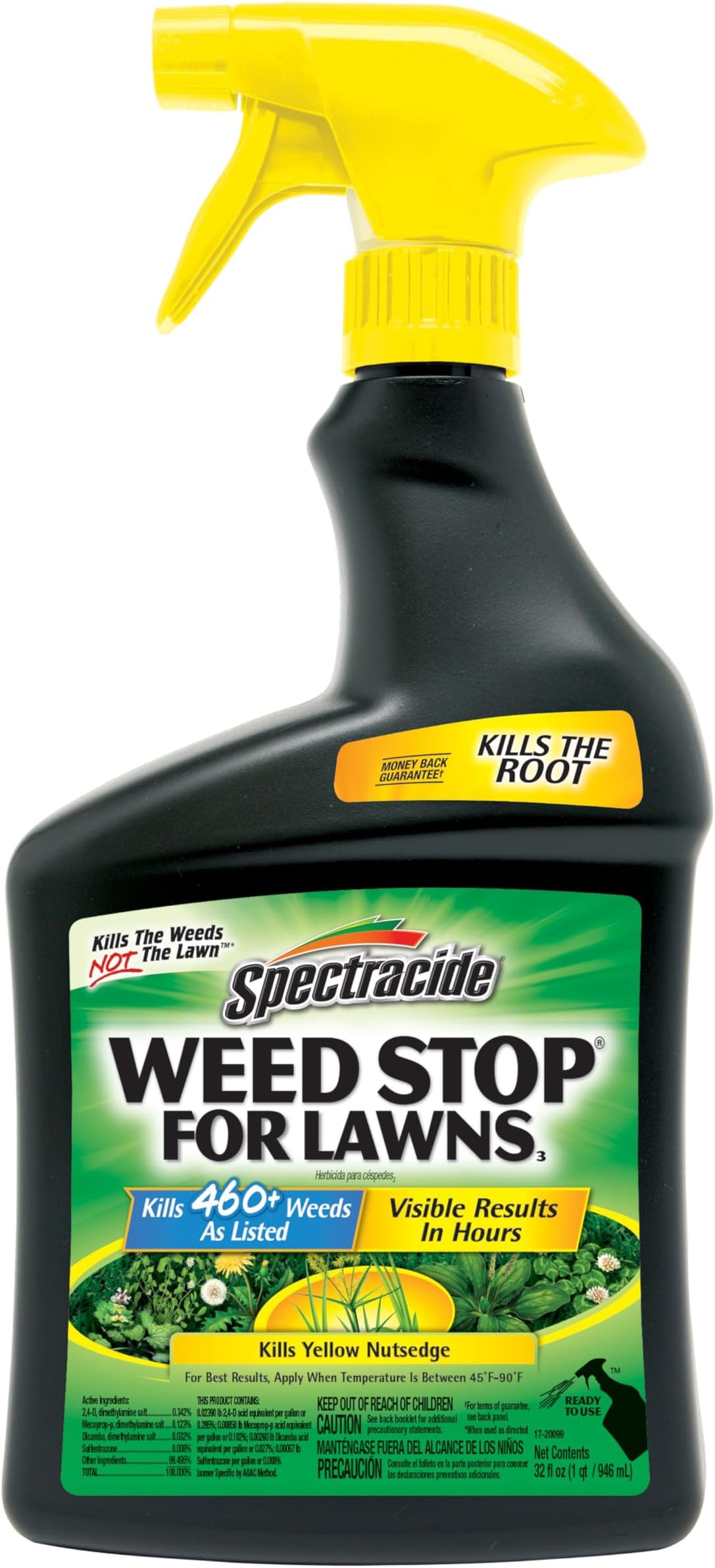 Amazon.com : Spectracide Weed and Feed 20-0-0 32 Ounces, with QuickFlip ...