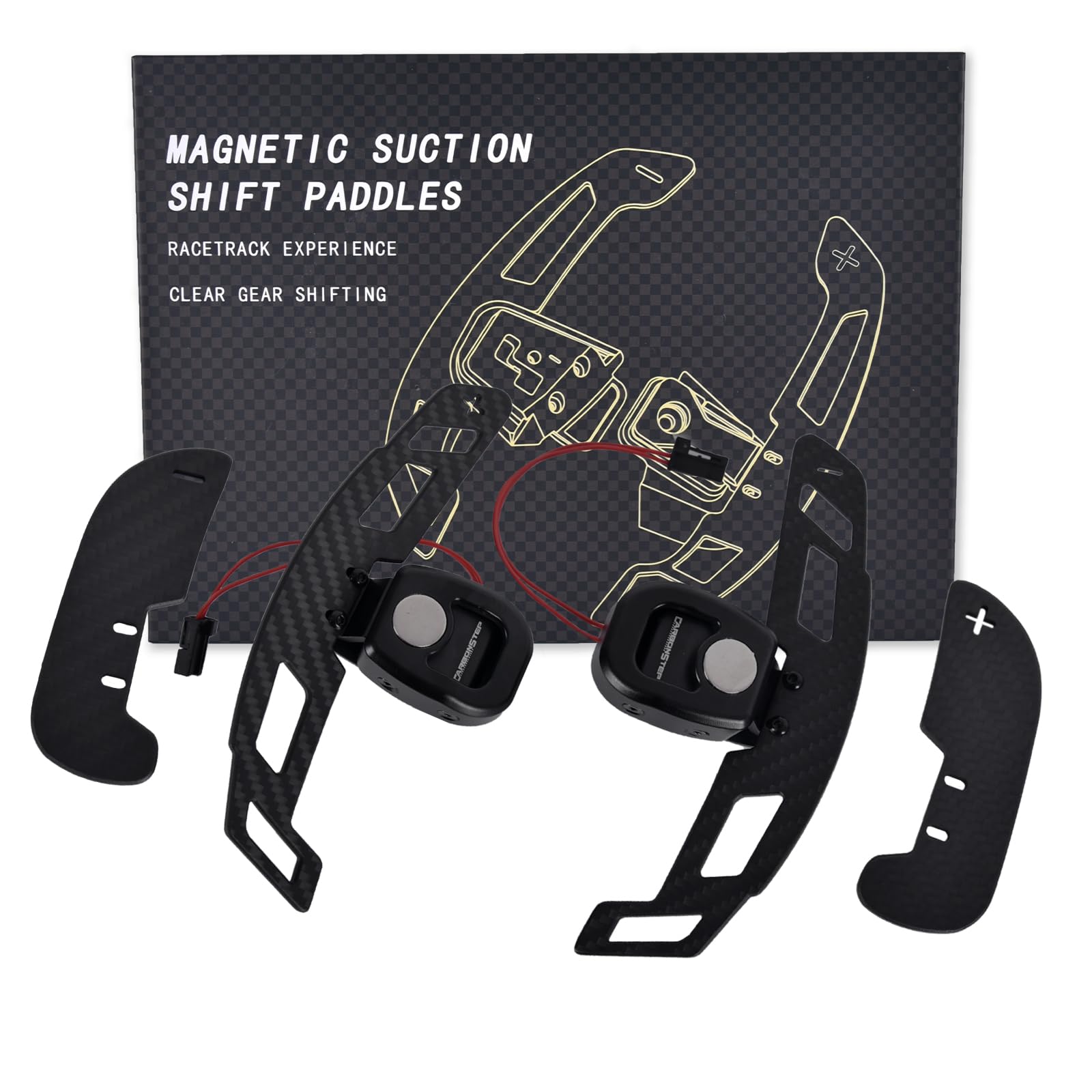 Amazon.com: EASSAFEX Magnetic Steering Wheel Paddle Shifter for ...