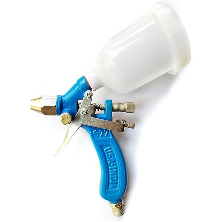 Air-ga H827 Hvlp Spray Paint Gun with Color Bucket & Tools Nozzle Size ...