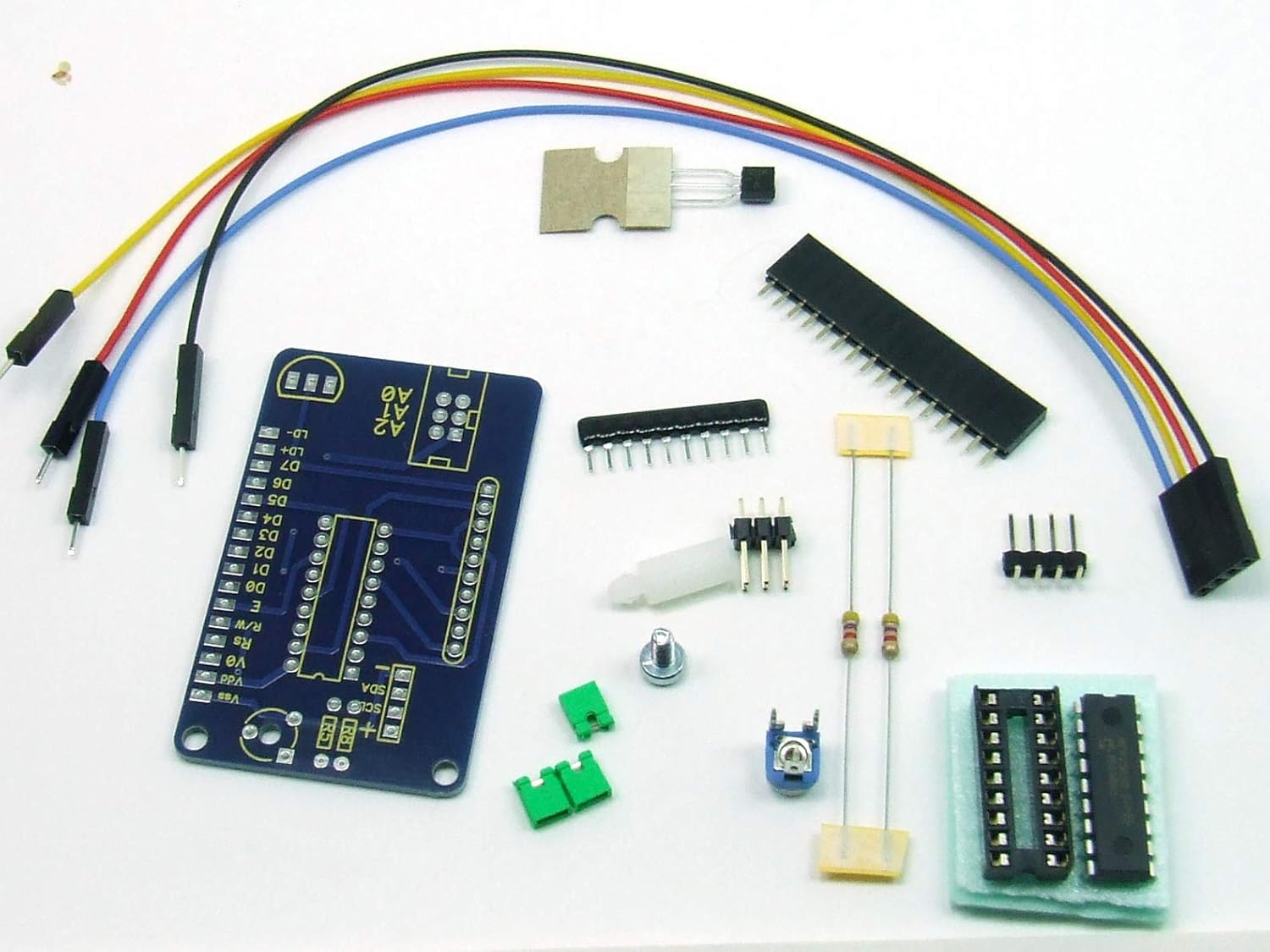 POPESQ® - KIT I2C - LCD Anzeige/Display Adapter mit PCB MCP23008 ...