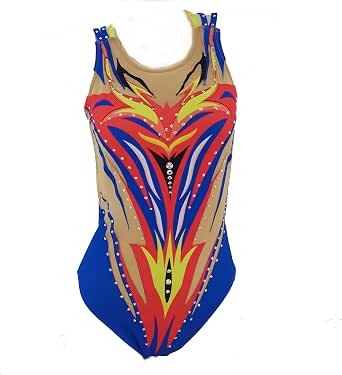 Amazon.com: LIUHUO Women's Blue Synchronized Swimming Suit for Water ...