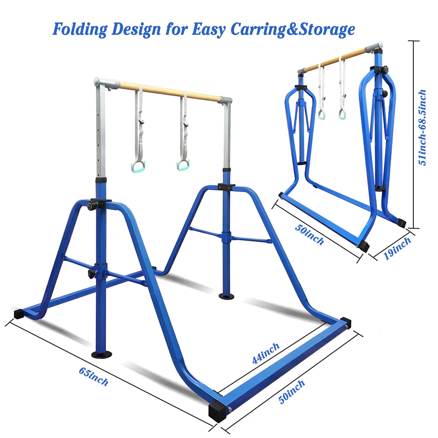 Snapklik.com : GLANT Gymnastics Bar For Kids