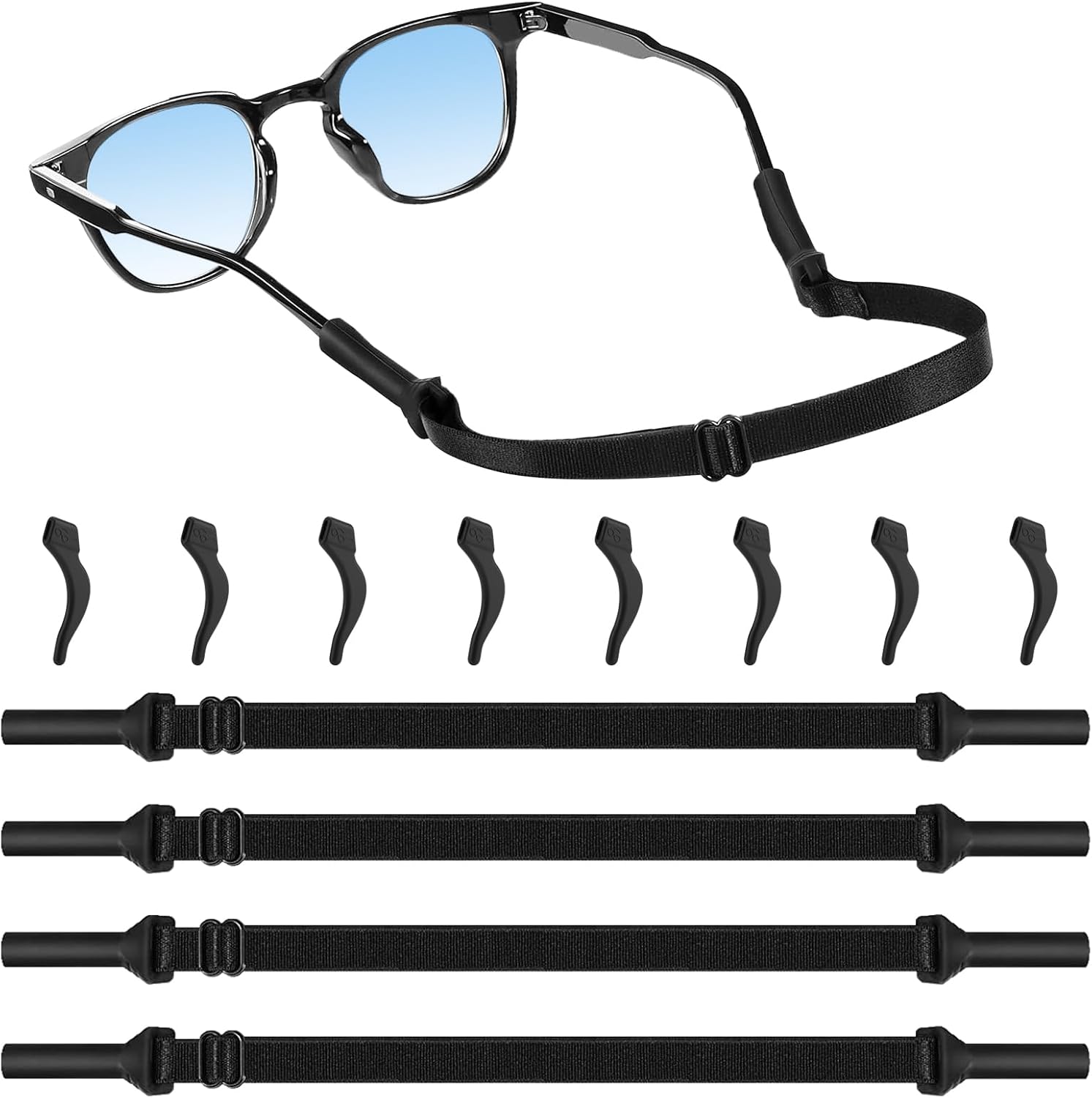 Amazon.com: Yeahxing Adjustable Sports Glasses Strap Nylon - for ...