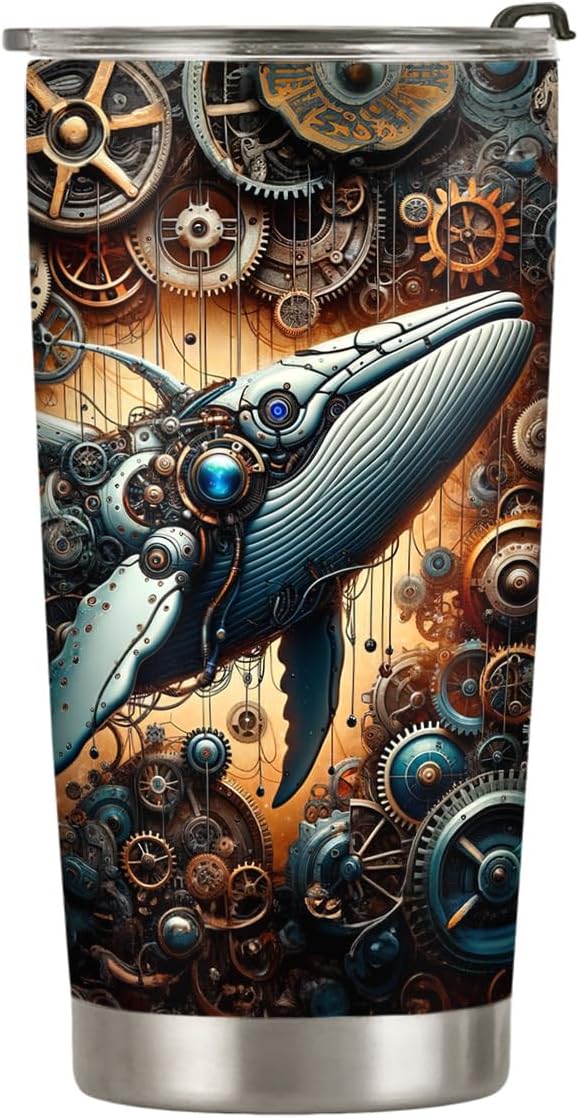 Amazon.com | ORCAE 20oz Mechanical Steampunk Clockwork Tumbler ...