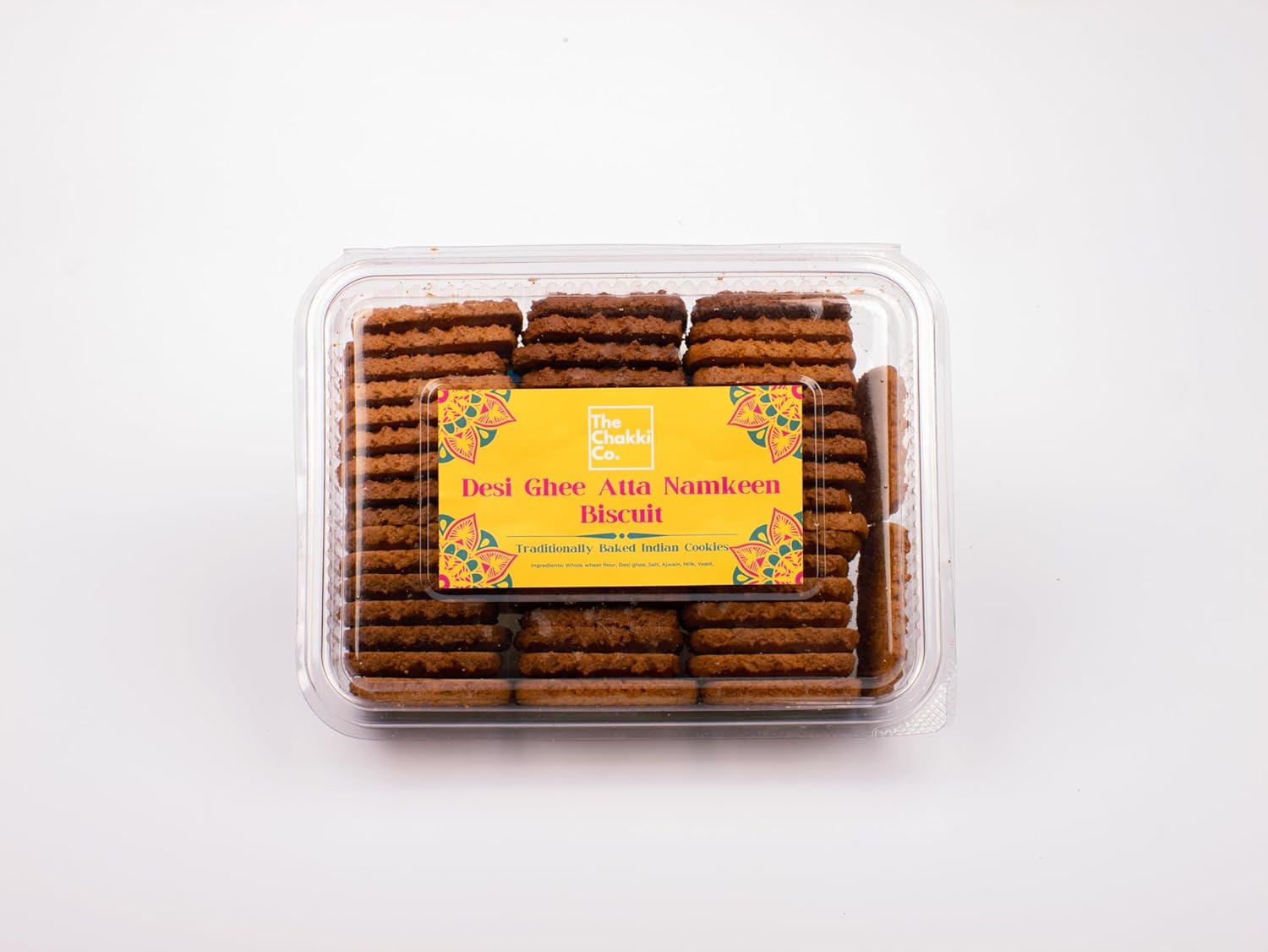 The chakki co Desi Ghee Namkeen Biscuit | 380 G | 100% Whole Wheat ...