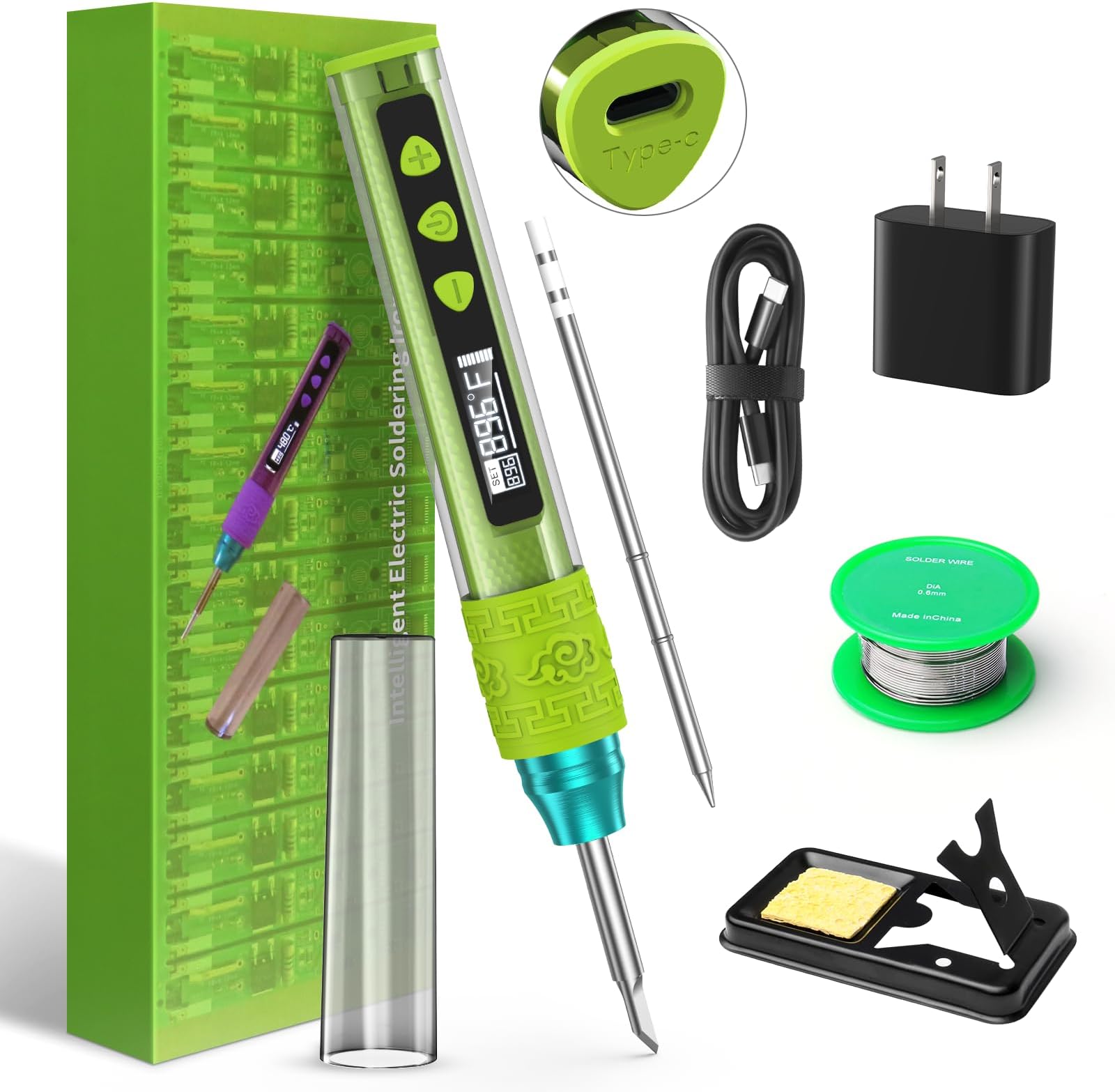 Amazon.com: Zylany Wireless Soldering Iron Tips Kit Heats up in 8 ...