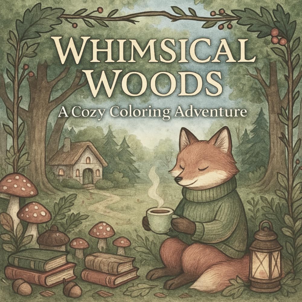 Amazon.com: Whimsical Woods: A Cozy Coloring Adventure: 9798281226653 ...