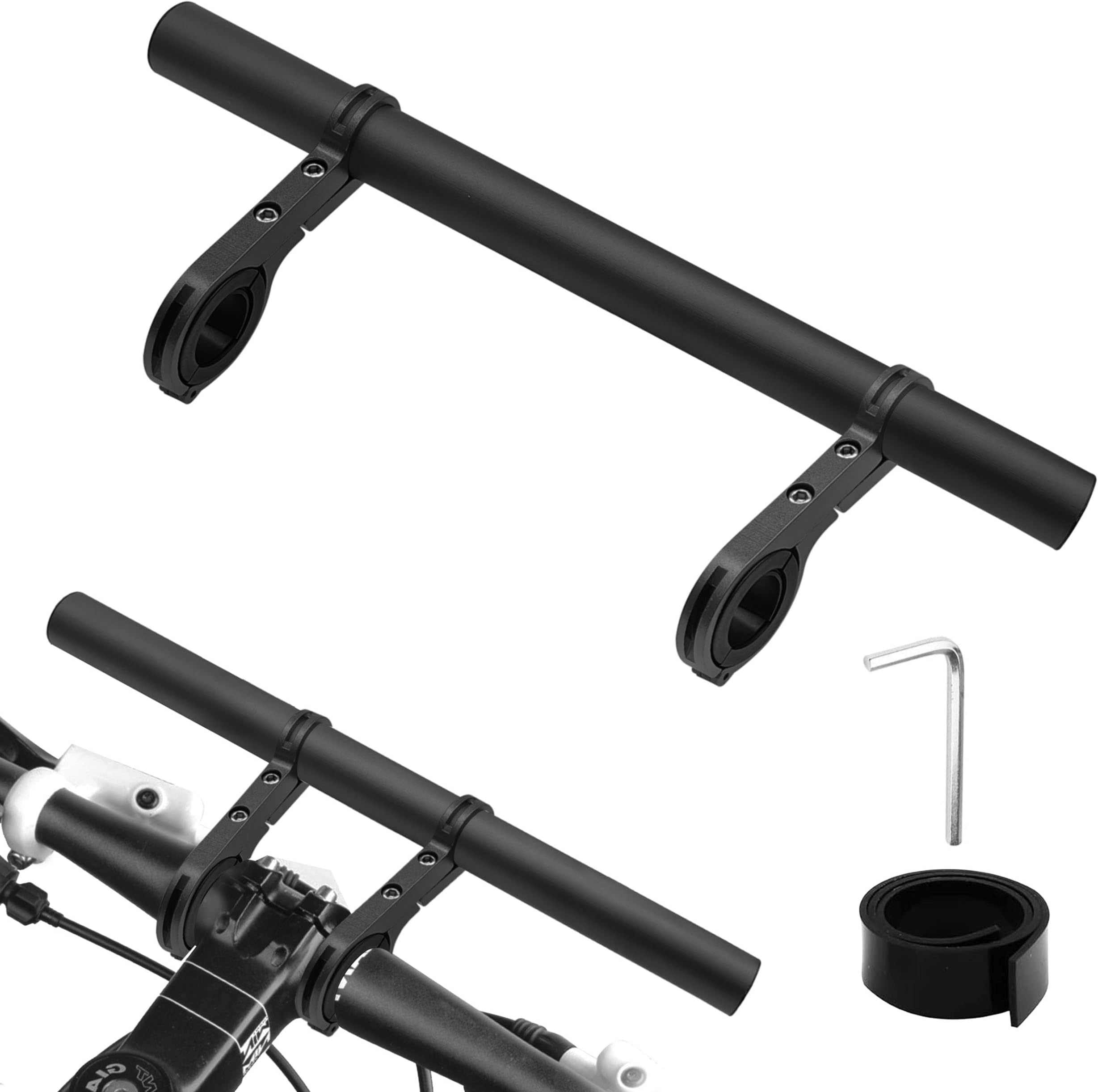 Amazon.com : Bike Handlebar Extender, 11.8in Double Bicycle Handlebar ...