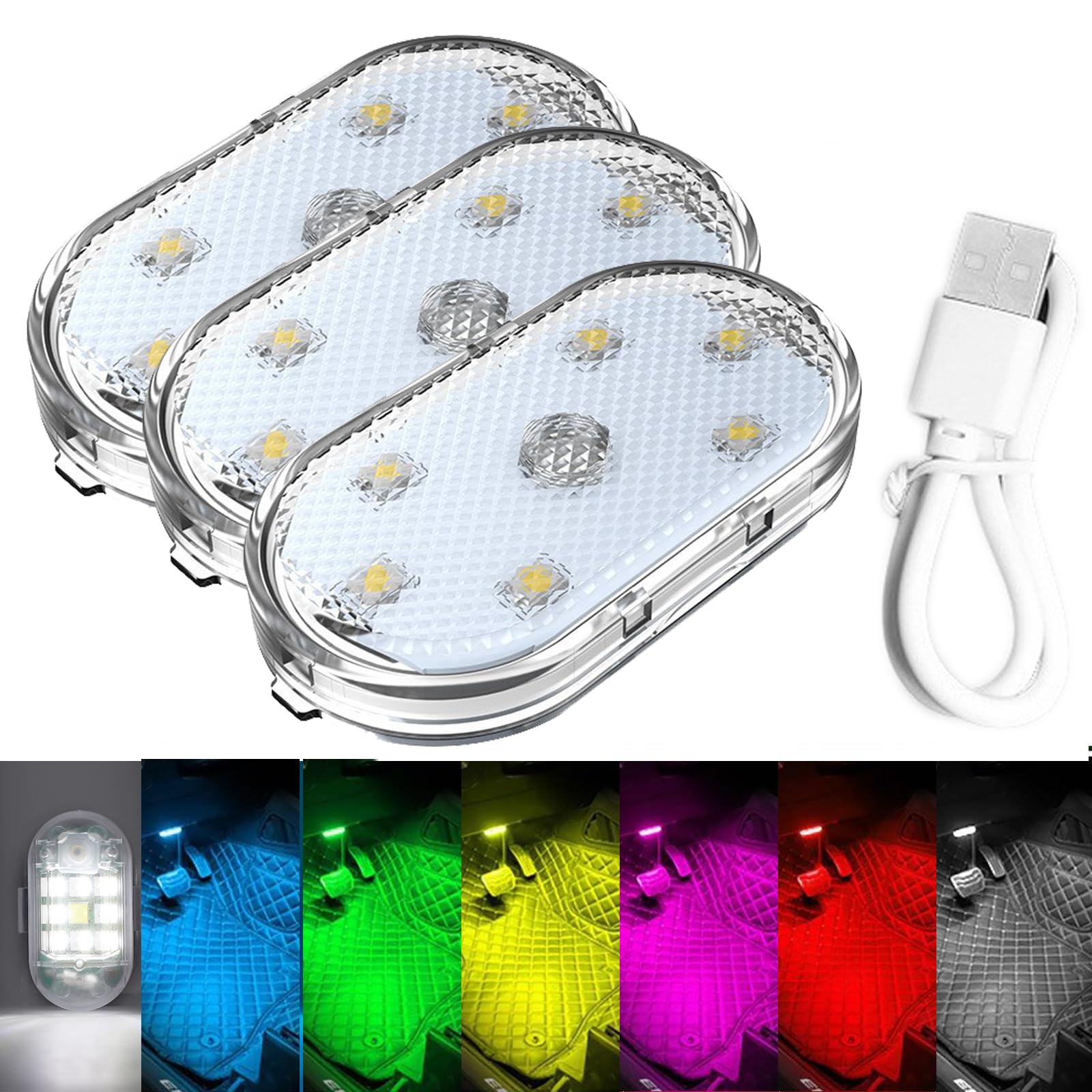 Vynix Led 충돌 방지 스트로브 조명 무선 원격 제어 Usb 충전 비상 드론 스트로브 조명 키트 경고 차량용 위험 플래시
