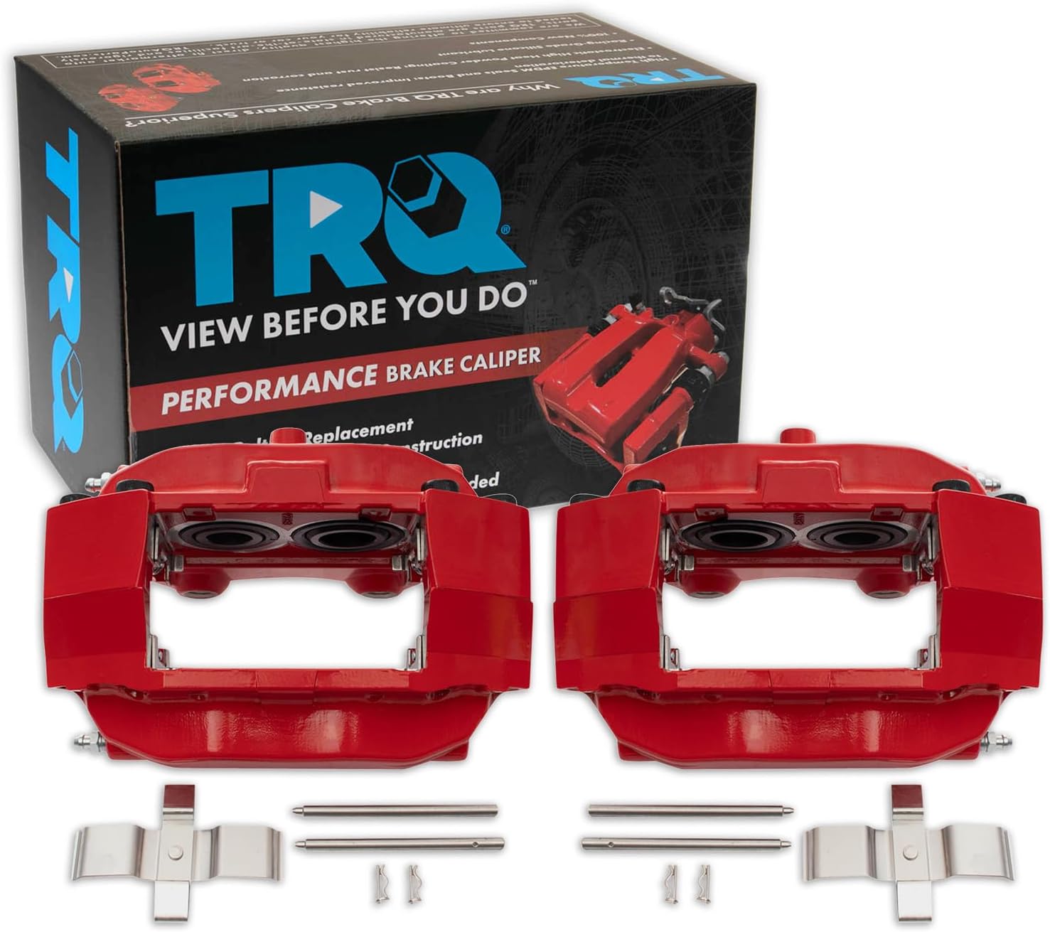 Amazon.com: TRQ Front Brake Caliper Set Compatible with 2004 INFINITI ...