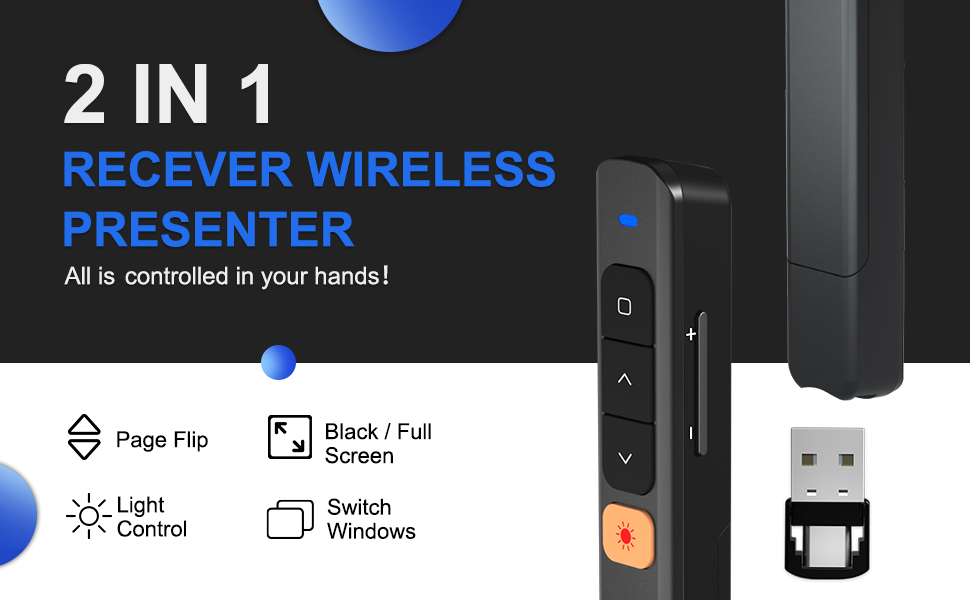 Watch Presentation Clicker with Laser Pointer on Amazon Live