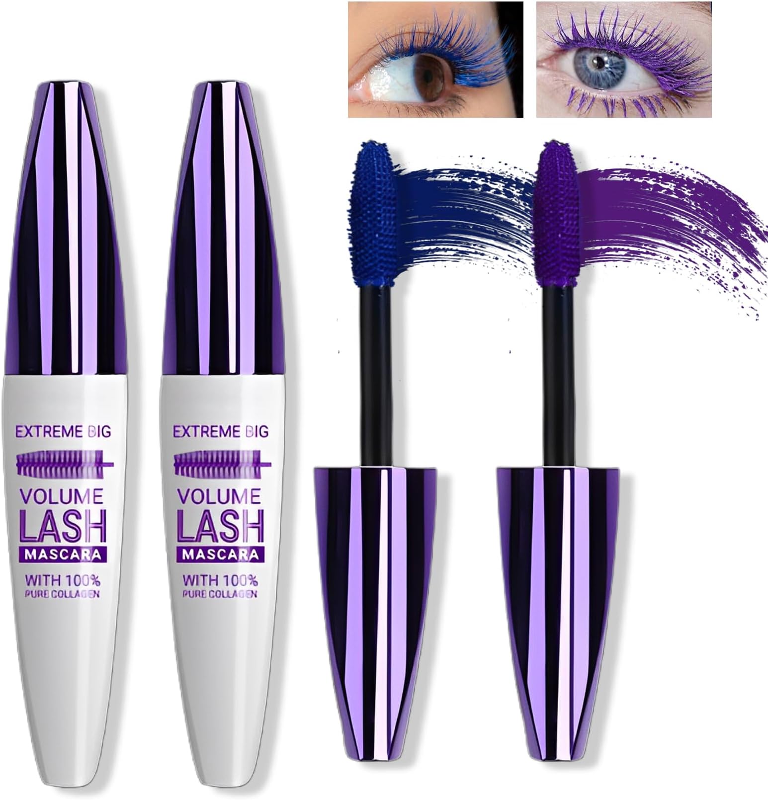 Amazon.com : 5D Red Mascara for Eyelashes-1Pcs Longlasting Waterproof ...