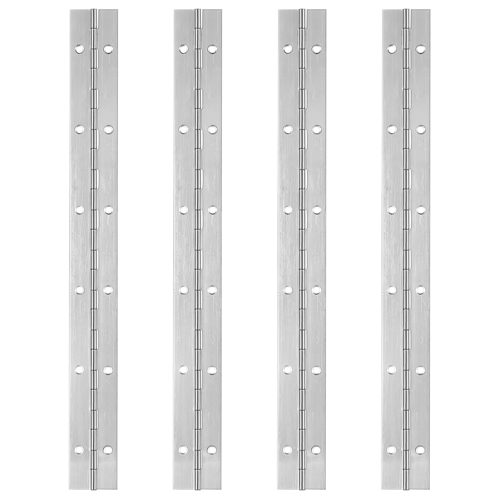 4 Pcs Piano Hinges, Stainless Steel Continuous Piano Metal Hinges ...