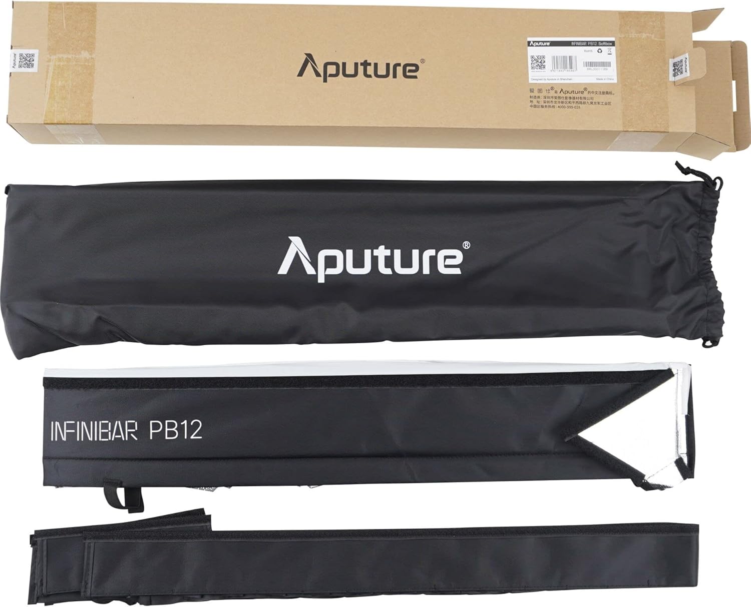 Aputure Softbox con rejilla de control de luz de 45 grados para ...