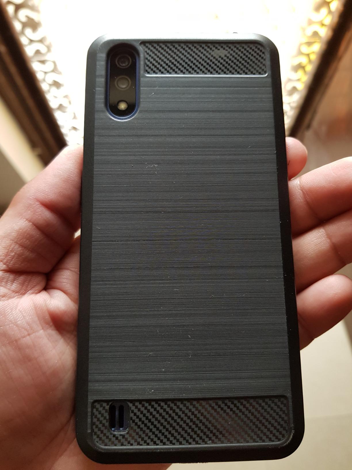 JGD PRODUCTS for Samsung Galaxy M01 (2020) Carbon Fiber Armor Drop ...