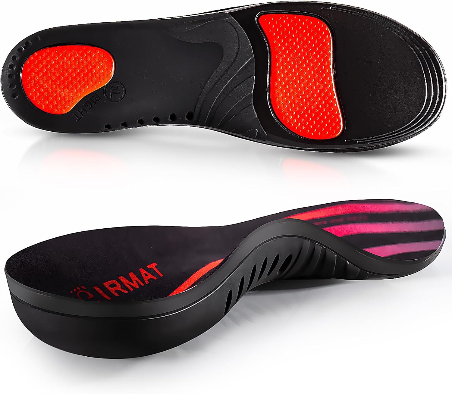 Amazon.com: Plantar Fasciitis Insoles, Arch Support Inserts Men Women ...