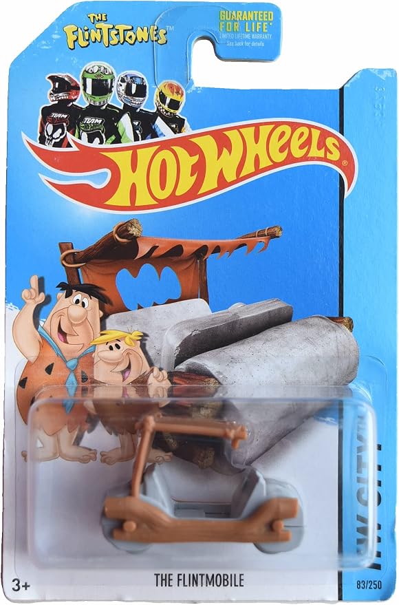 Amazon.com: Hot Wheels The Flintmobile 1:64 Scale Fred Flintstone Truck ...