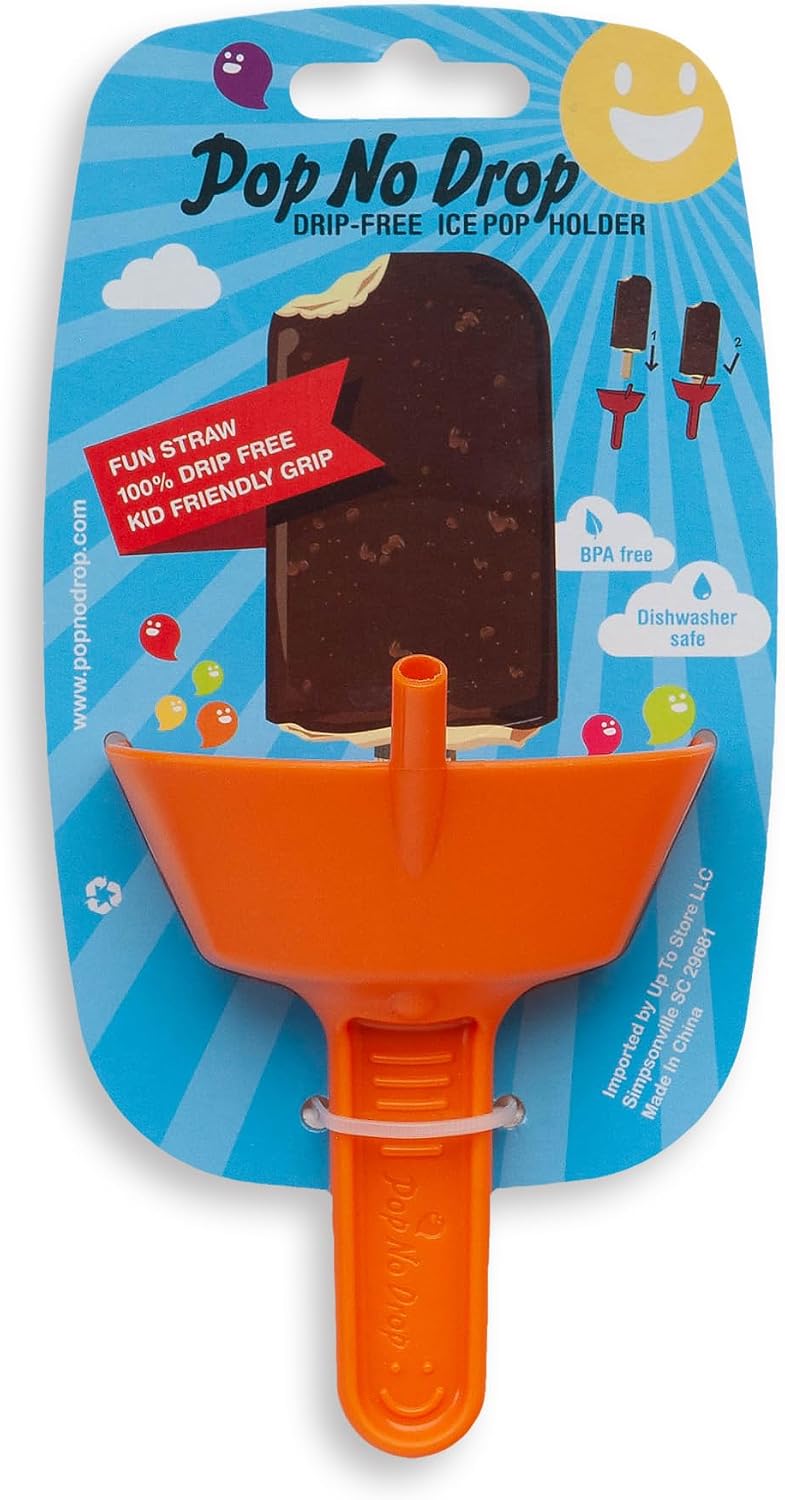 Amazon.com: THE ORIGINAL Pop No Drop Popsicle Holder - Mess-Free Frozen ...