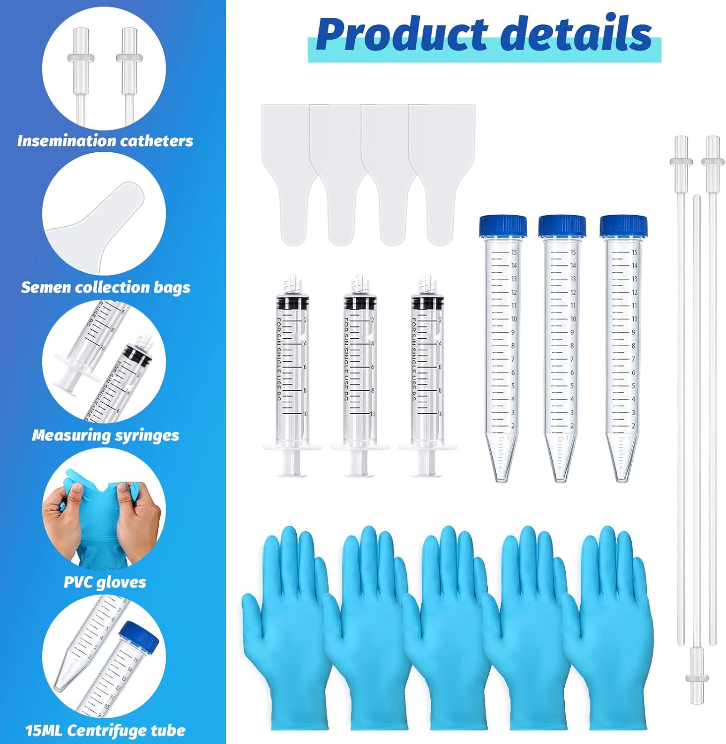 Buy Weewooday 60 Pieces AI Artificial Insemination Dog Breeding Kit ...