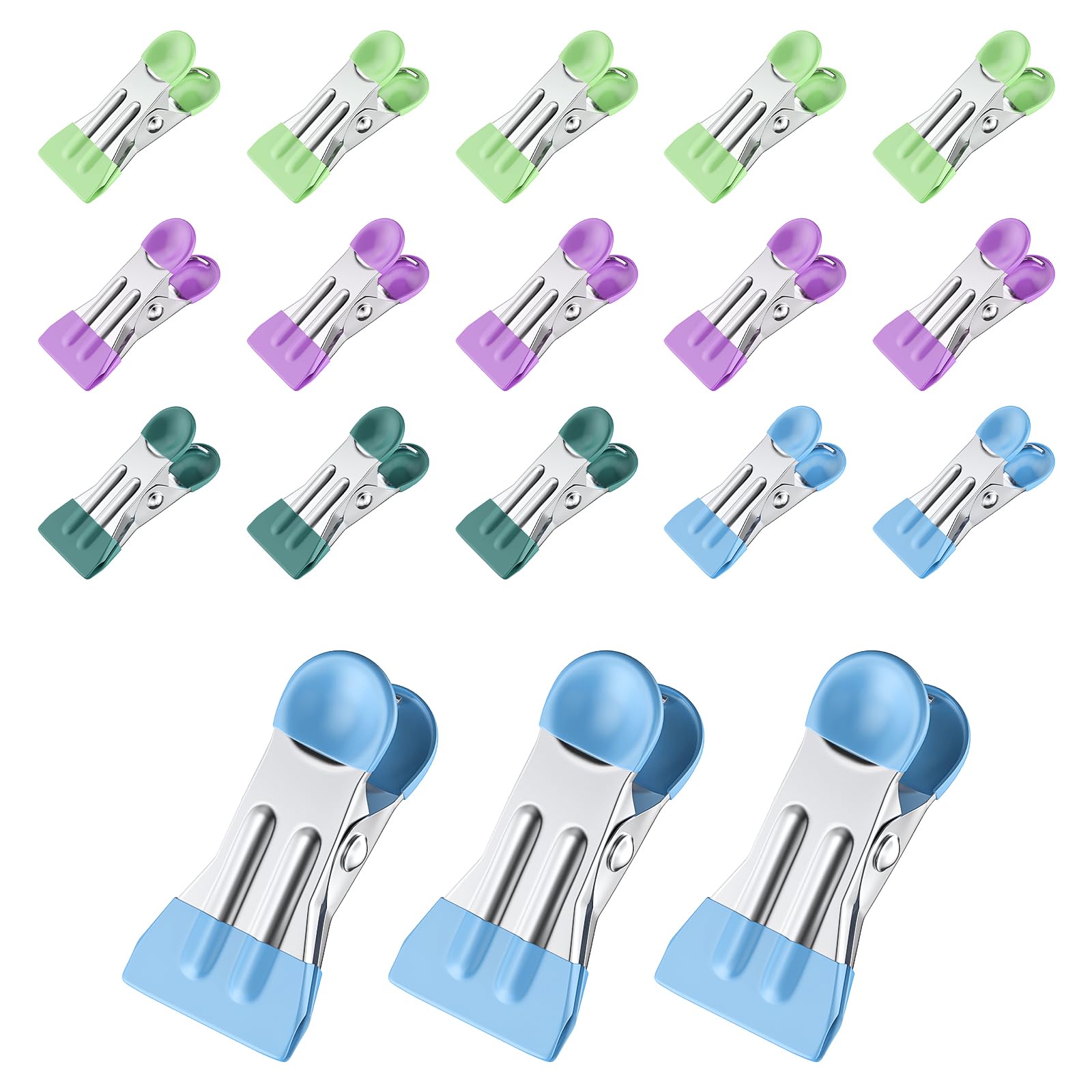 Amazon.com: Chip Clips,Clothes Pins,Chip Clips Bag Clips Food Clips 20 ...