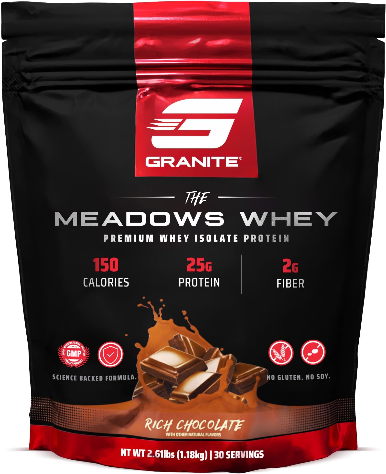 Amazon.com: Granite Supplements The Meadows Whey Protein Isolate - (30 ...