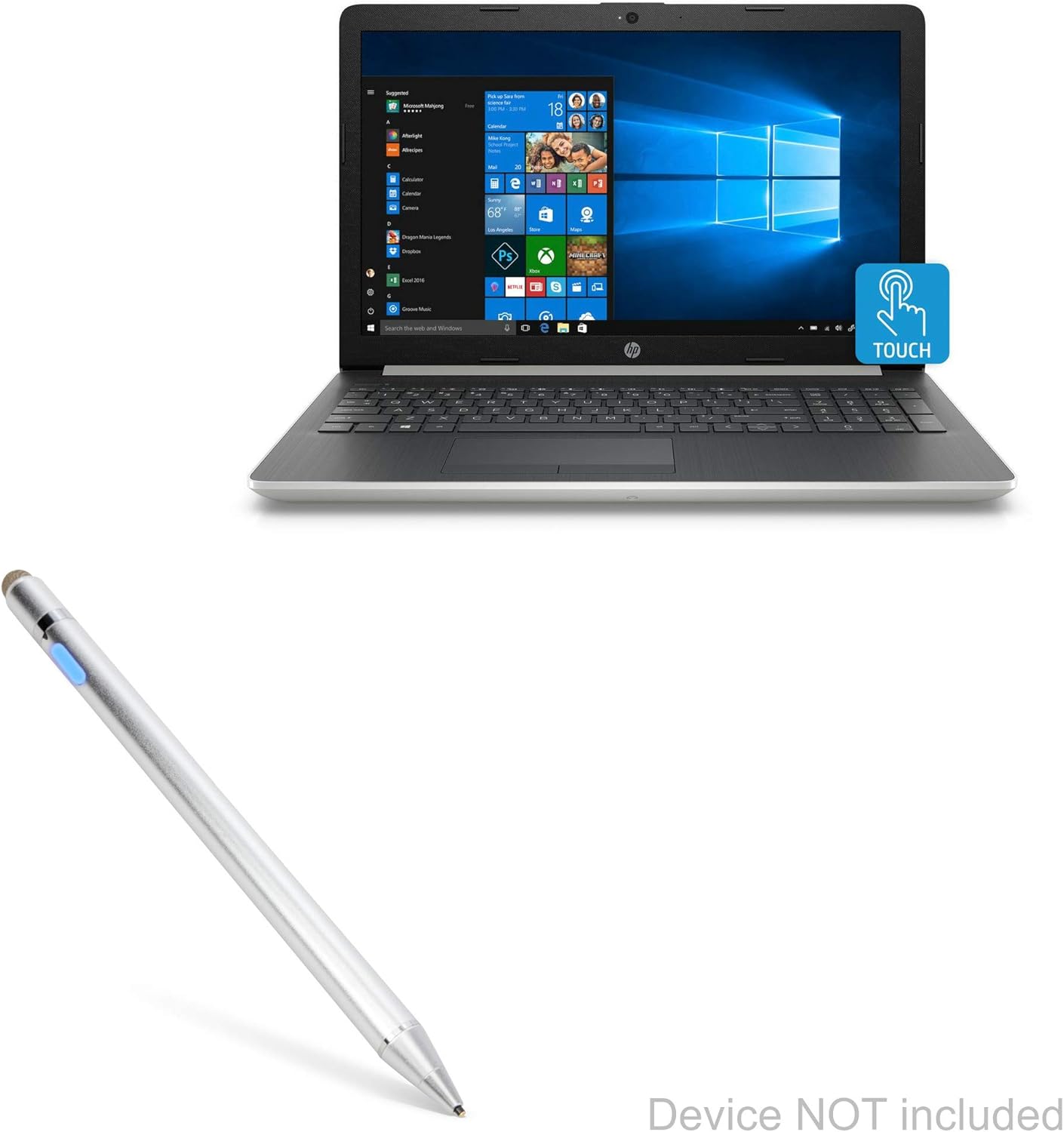 Amazon.com: BoxWave Stylus Pen Compatible with HP Notebook (15-DA0053WM ...
